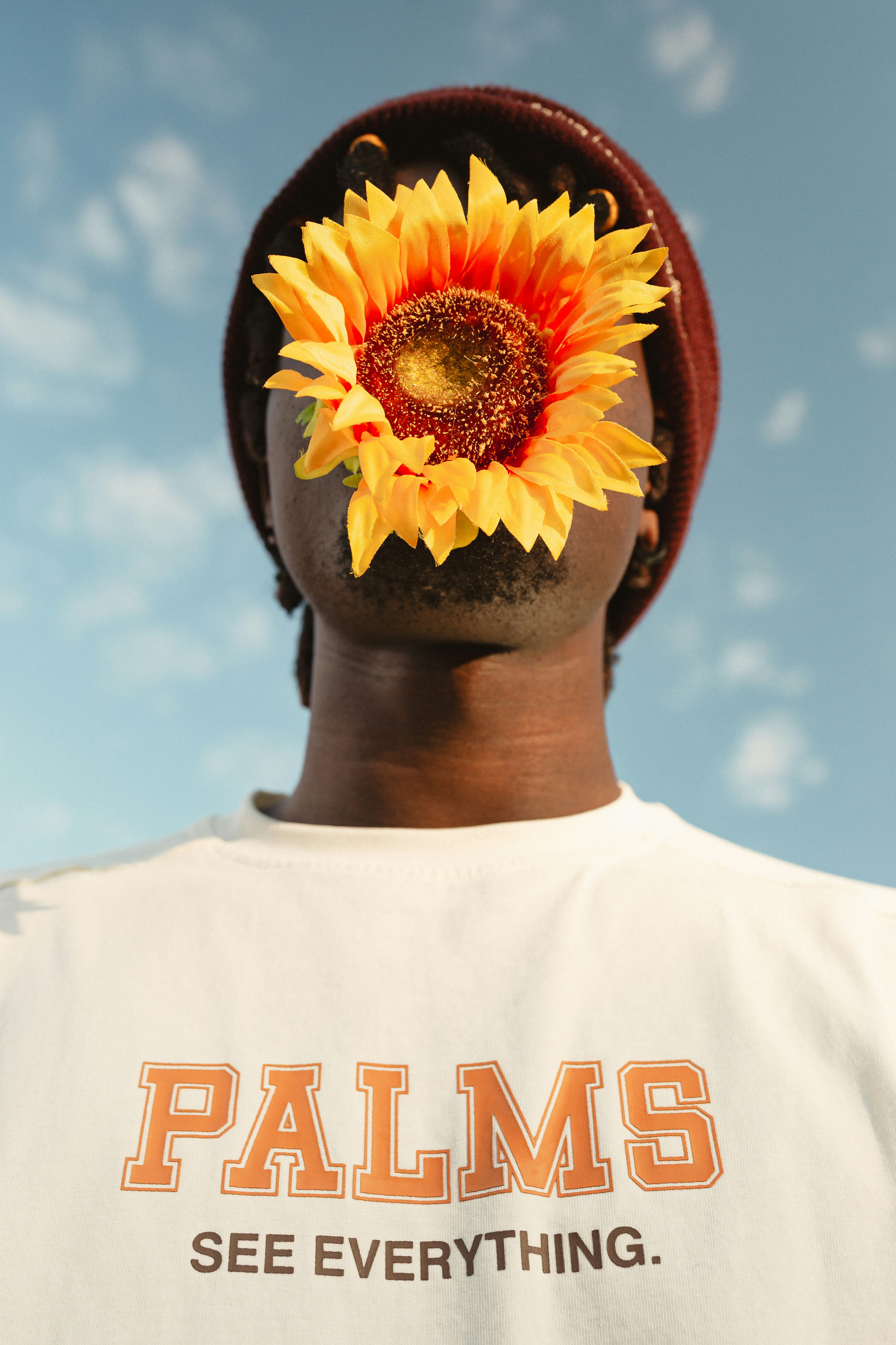 A man with a sunflower on his head photo – Free Photography Image on ...