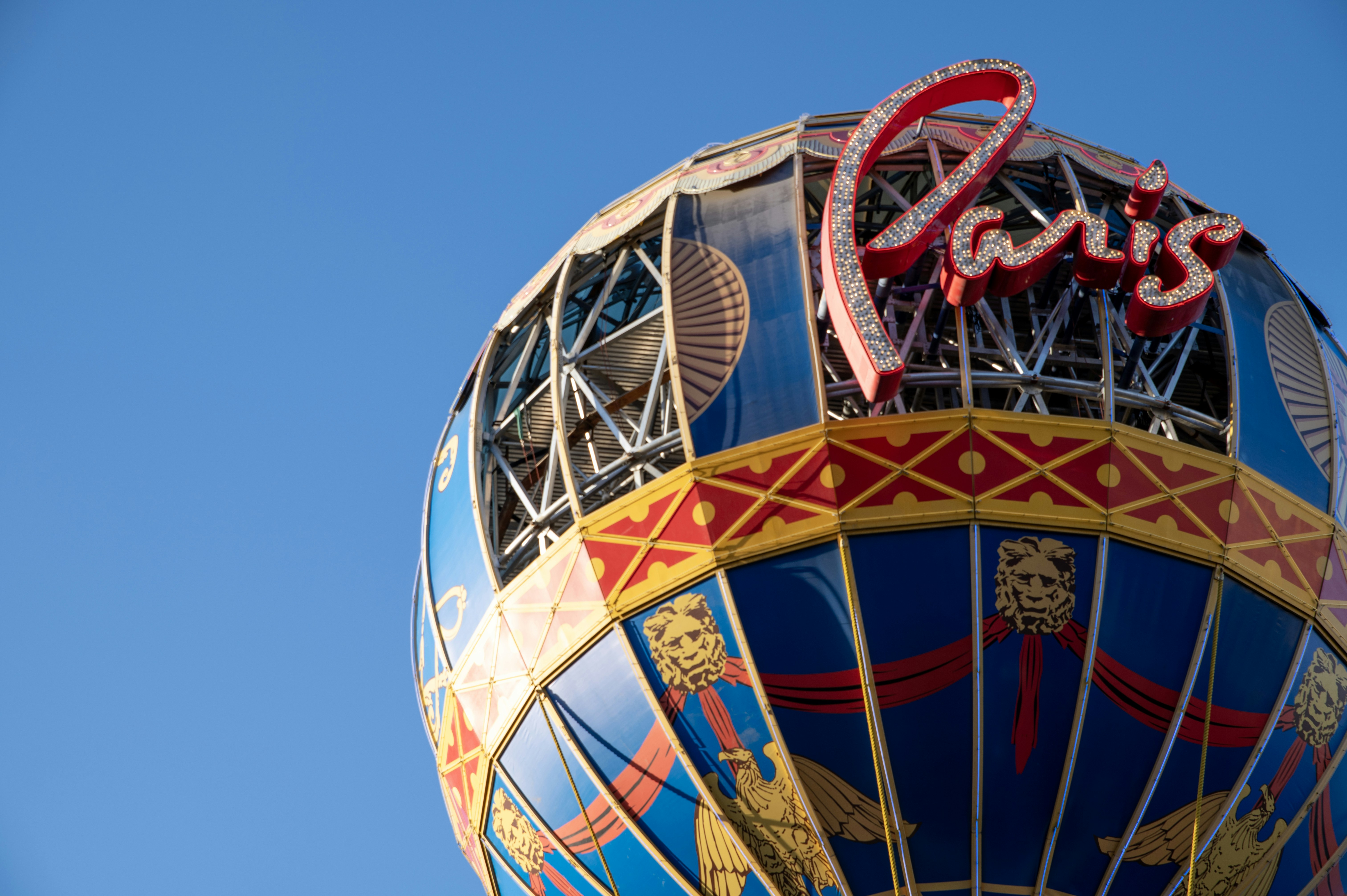 Paris Neon Crown on a Jewel-Toned Balloon