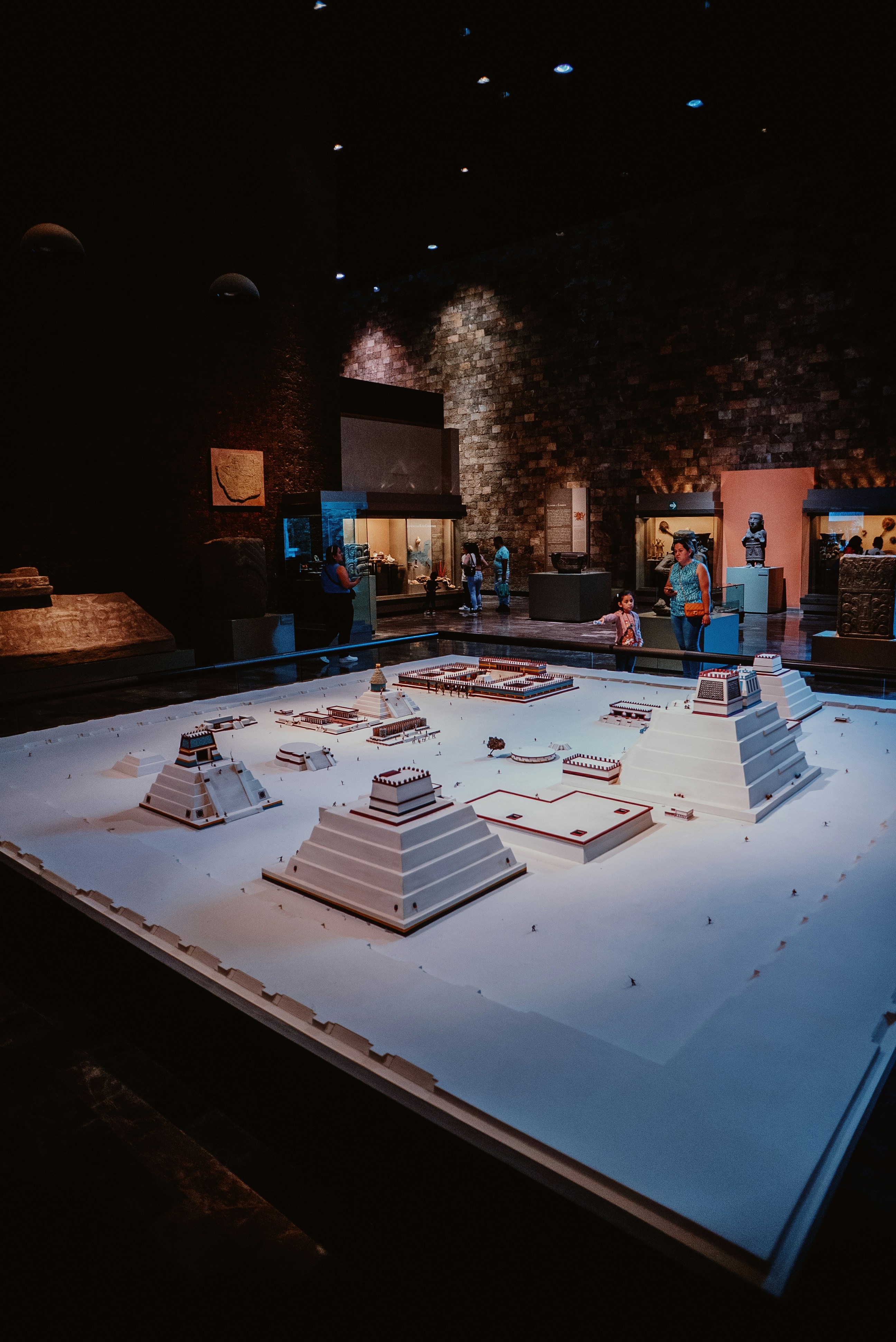 Tabletop Pyramids Under Gallery Glow