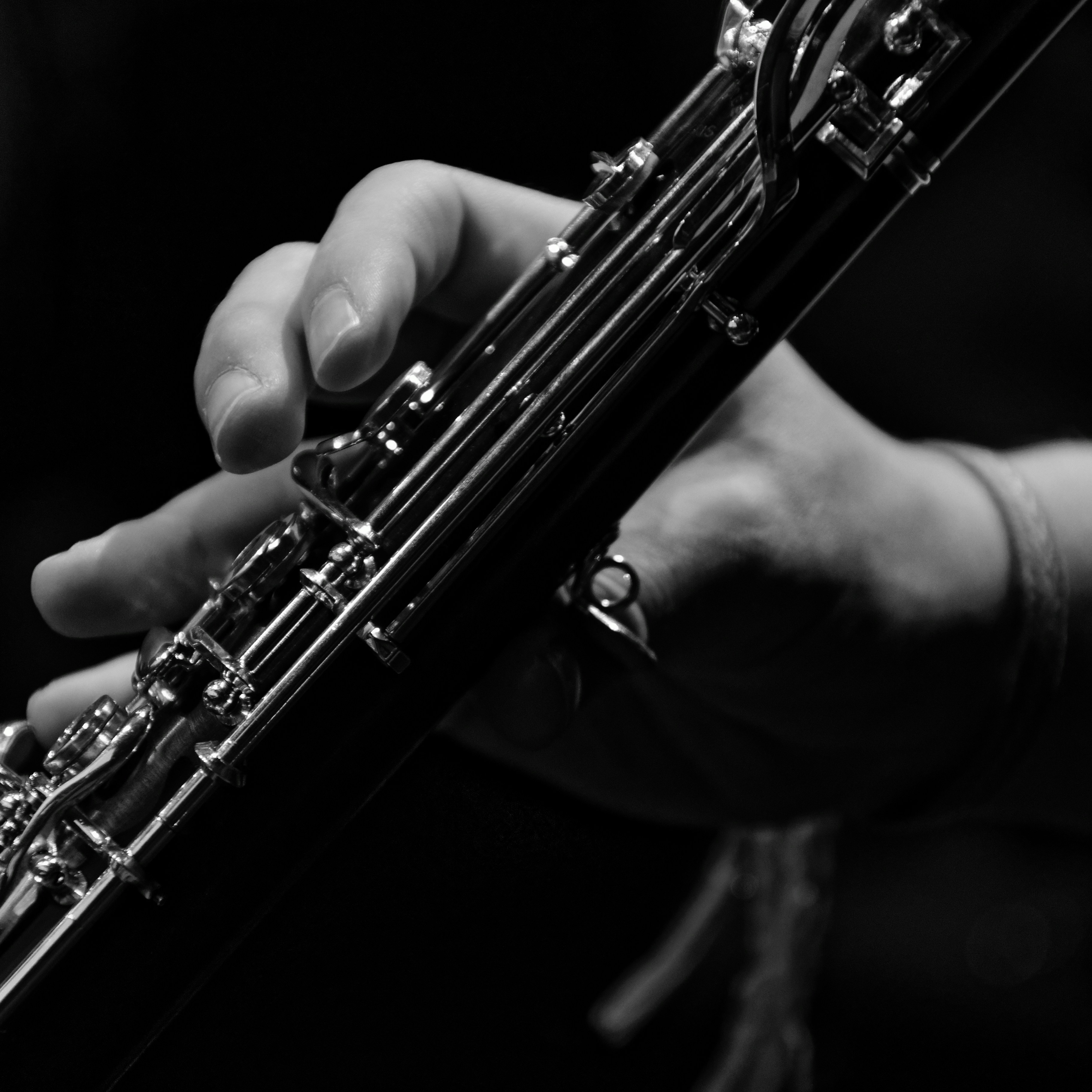 A close up of a person playing a musical instrument photo – Free ...