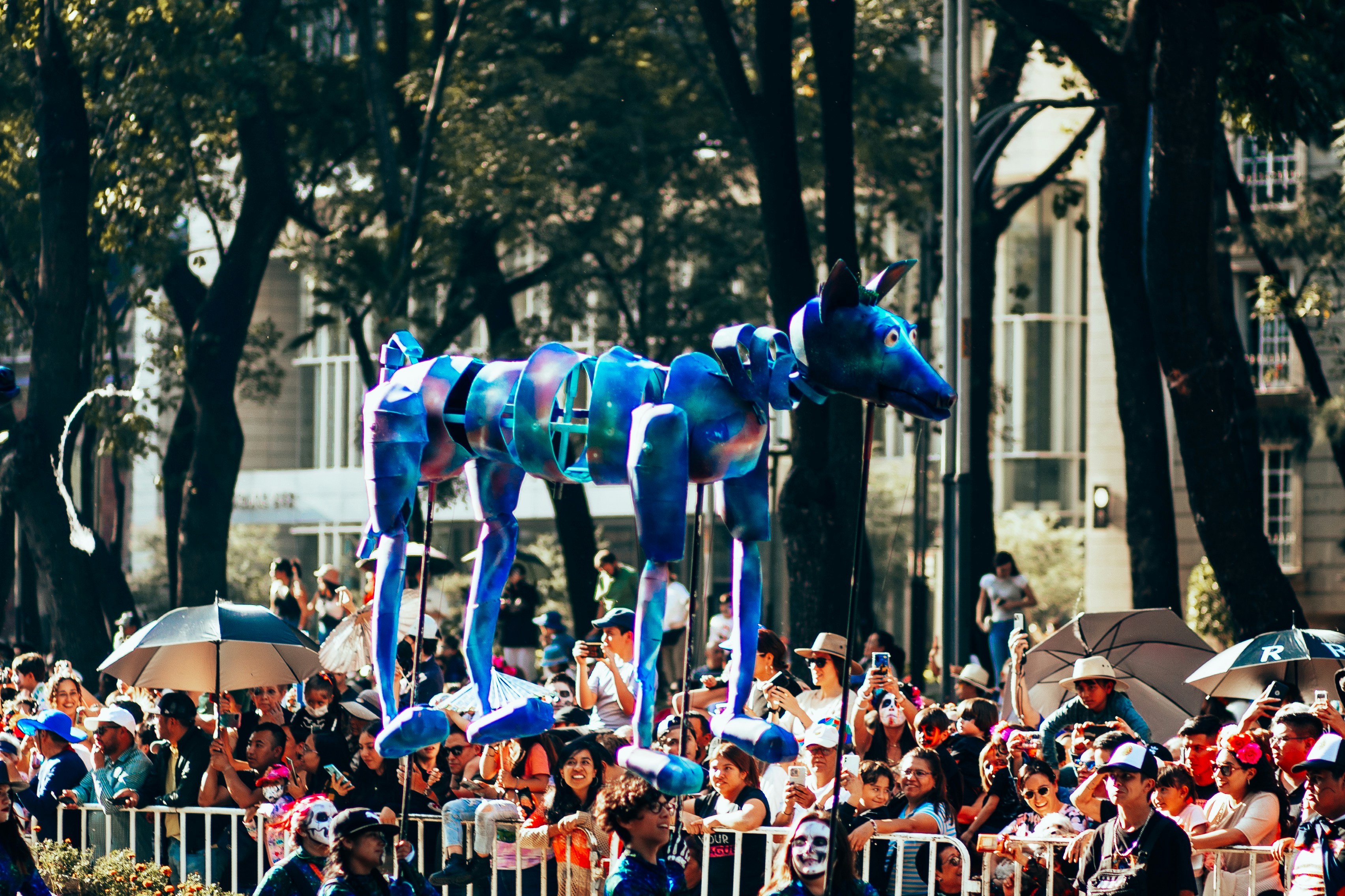 A group of people watching a parade float photo – Free Festival Image ...