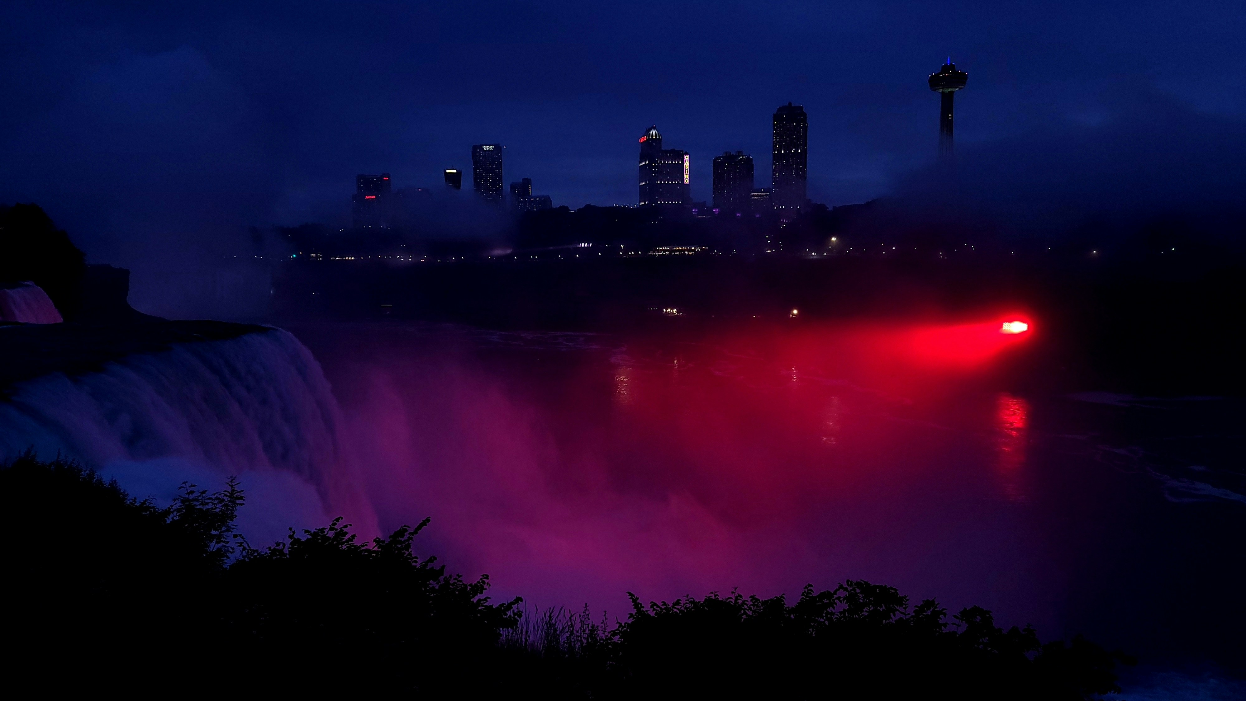 Niagara Falls At Night