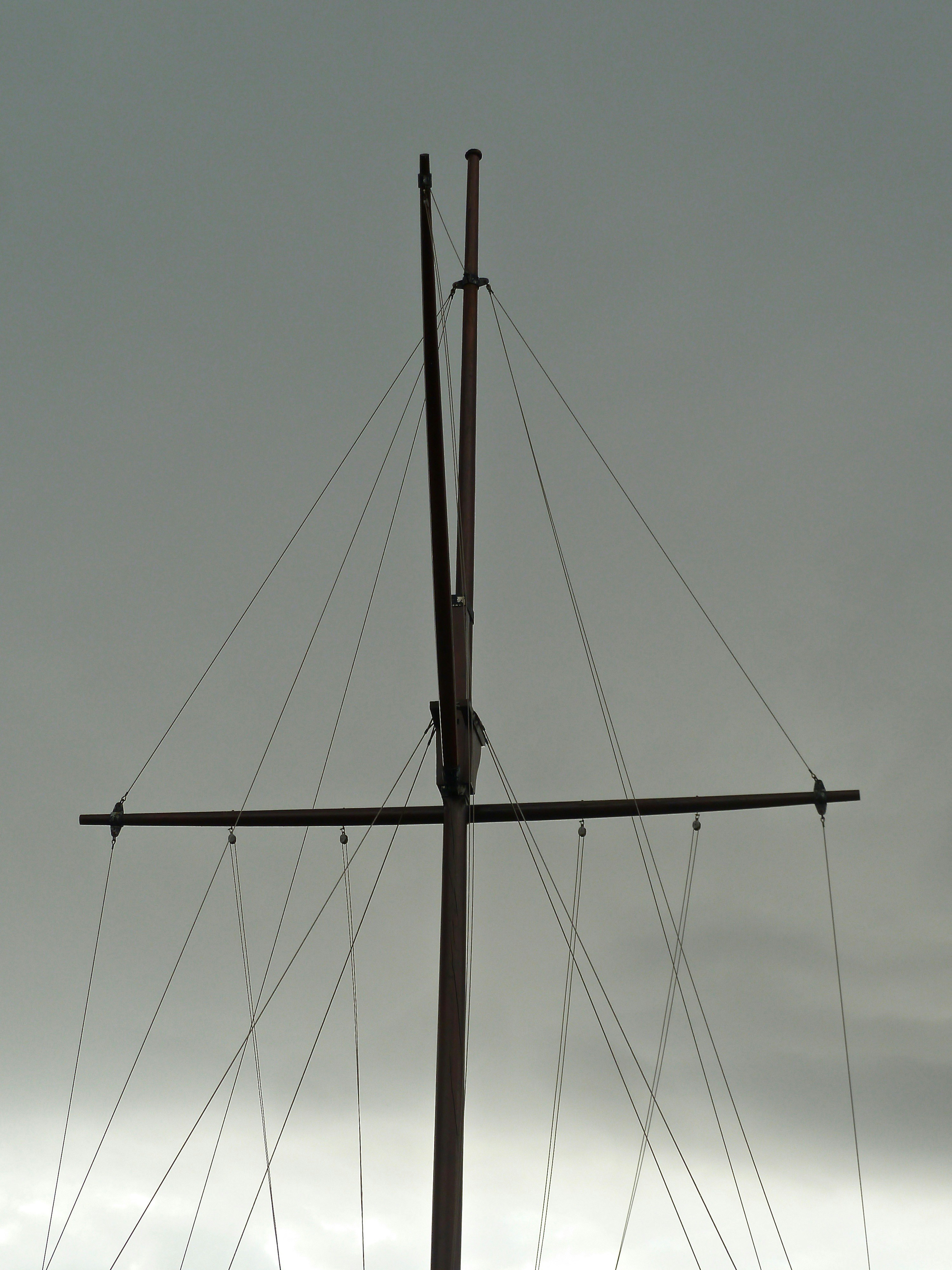 A large wooden cross on top of a pole photo – Free Profile Image on ...