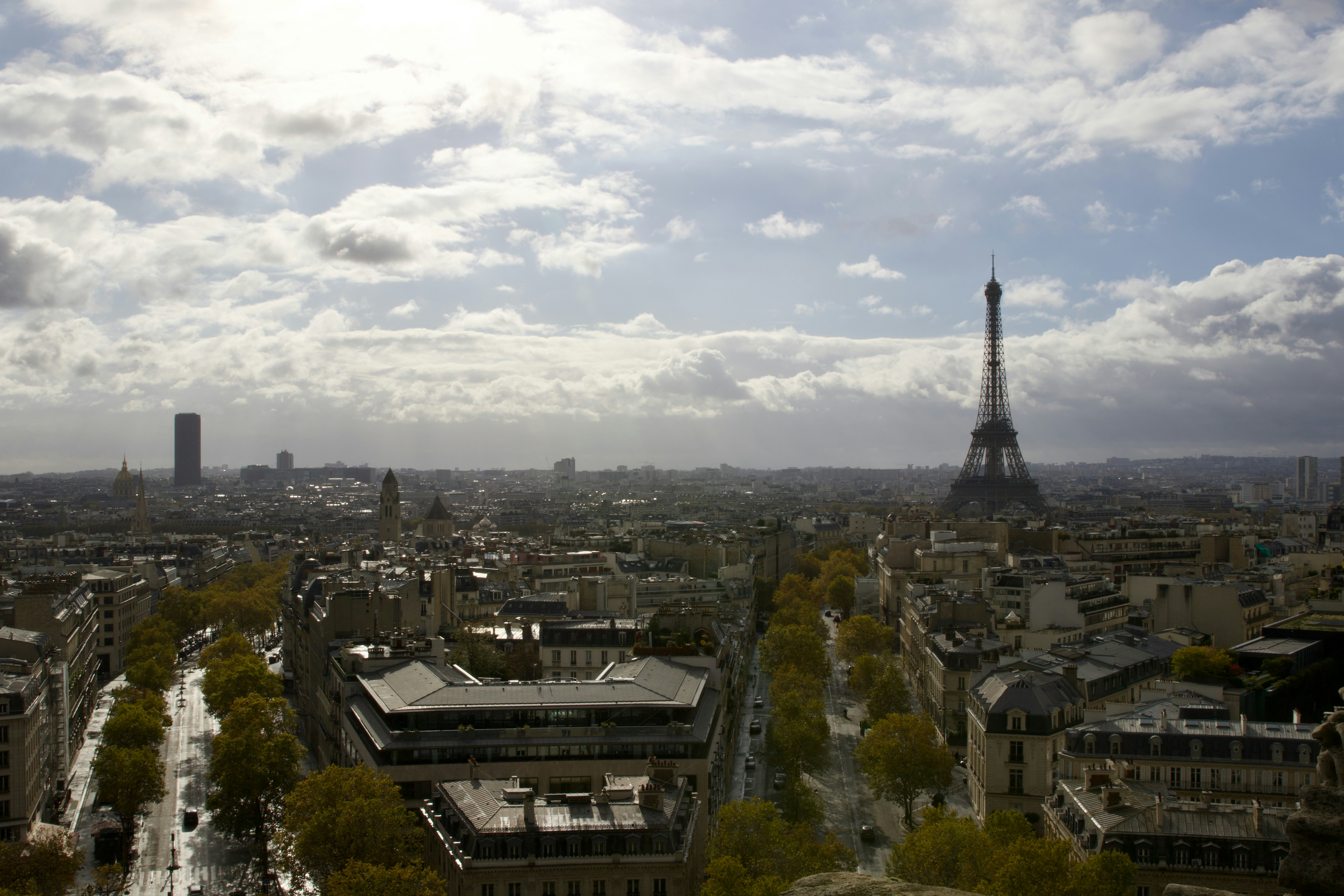 The eiffel tower towering over the city of paris photo – Free Paris ...