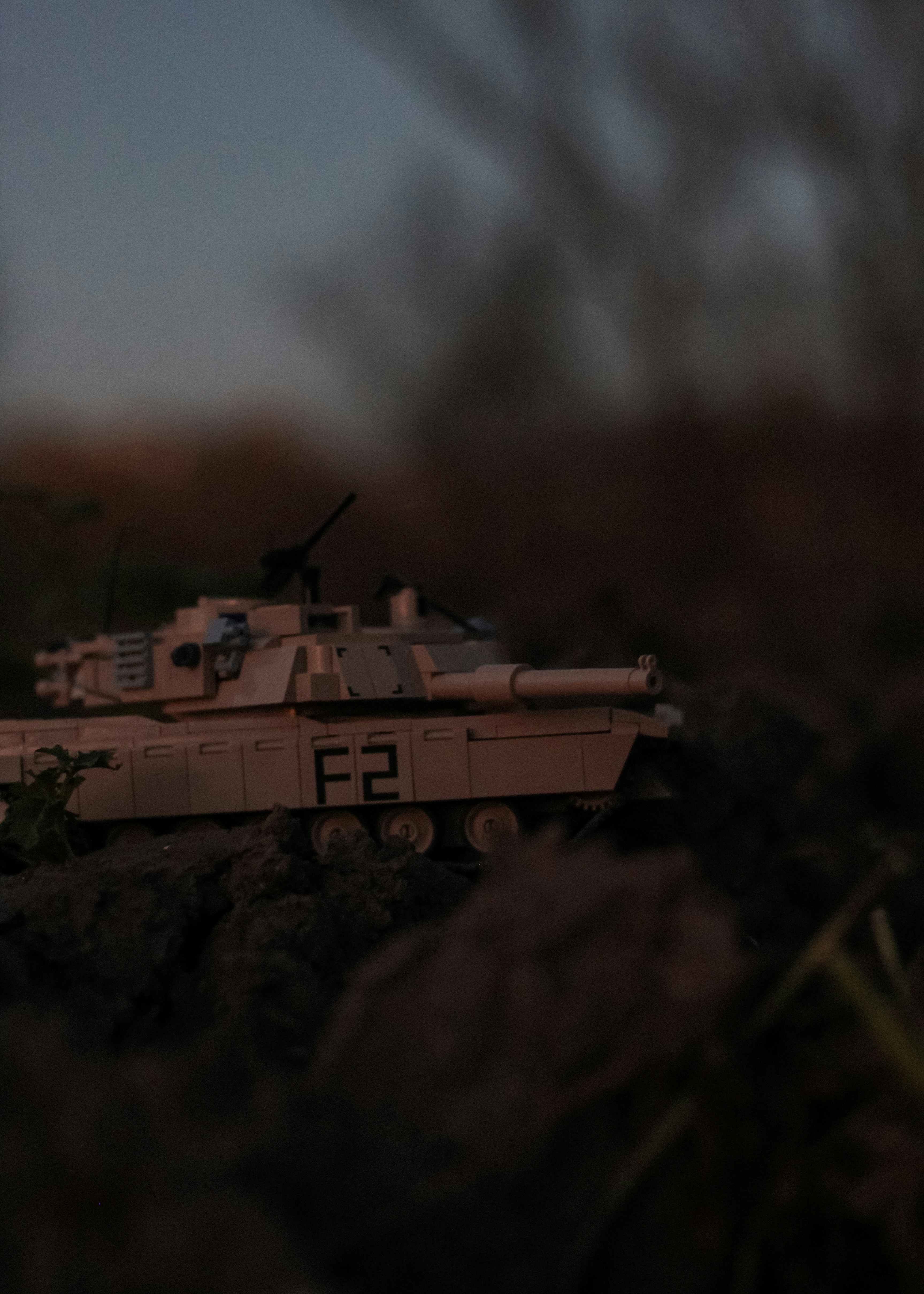 Twilight Turret: A Scale Tank in Quiet Mud