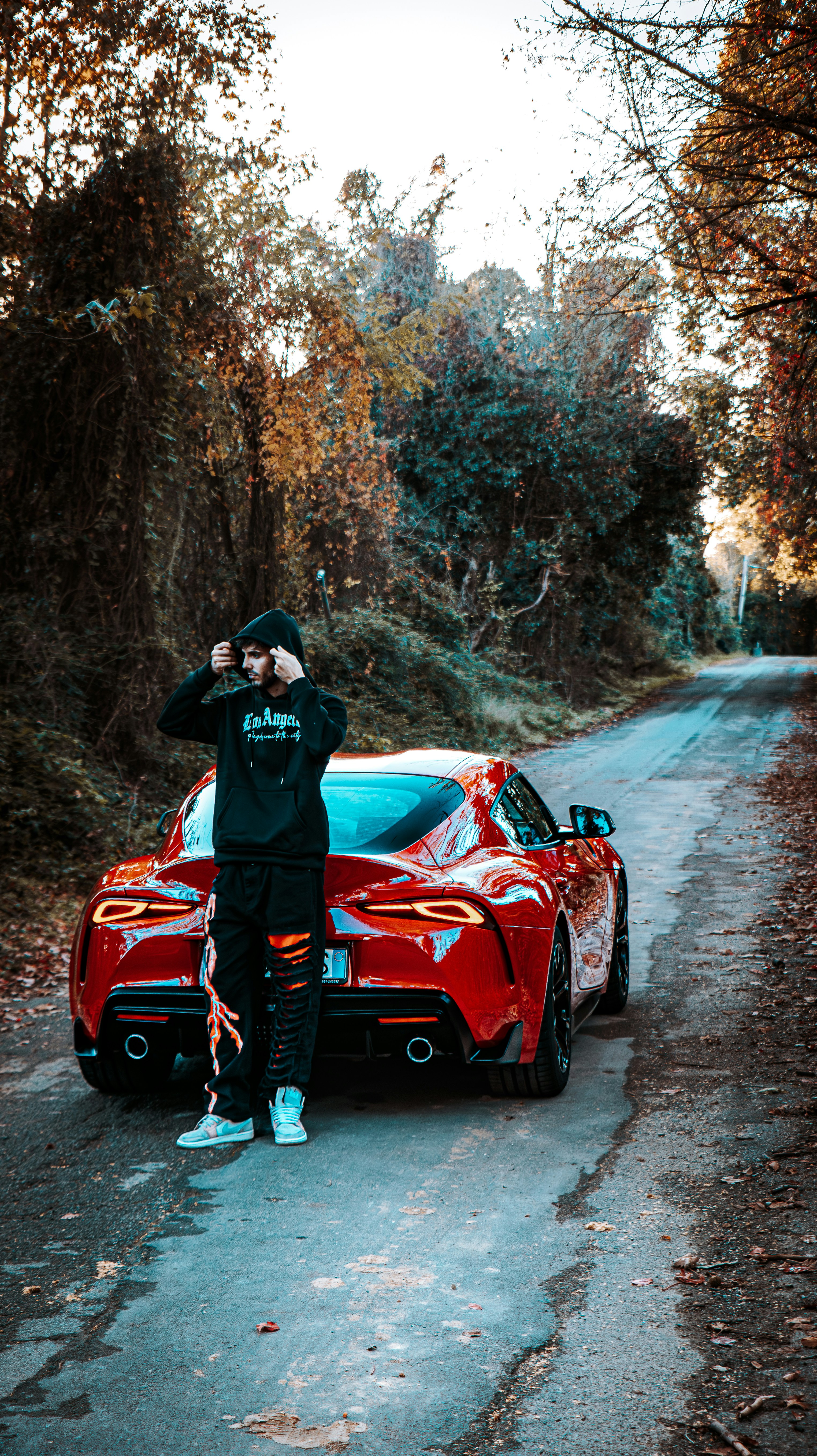 Red Dream on a Quiet Road