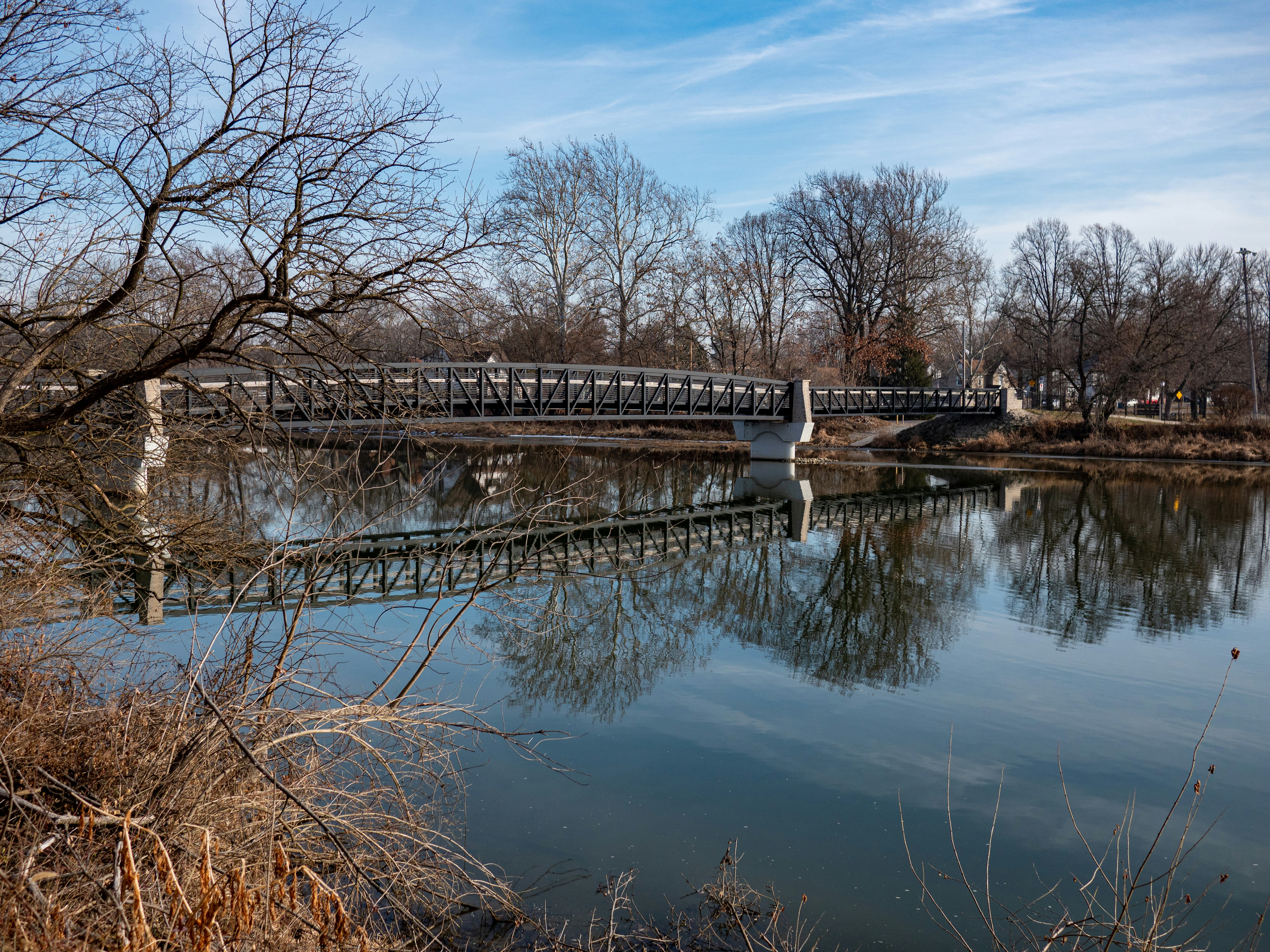 Reflections of Tranquility: The Bridge Over Still Waters