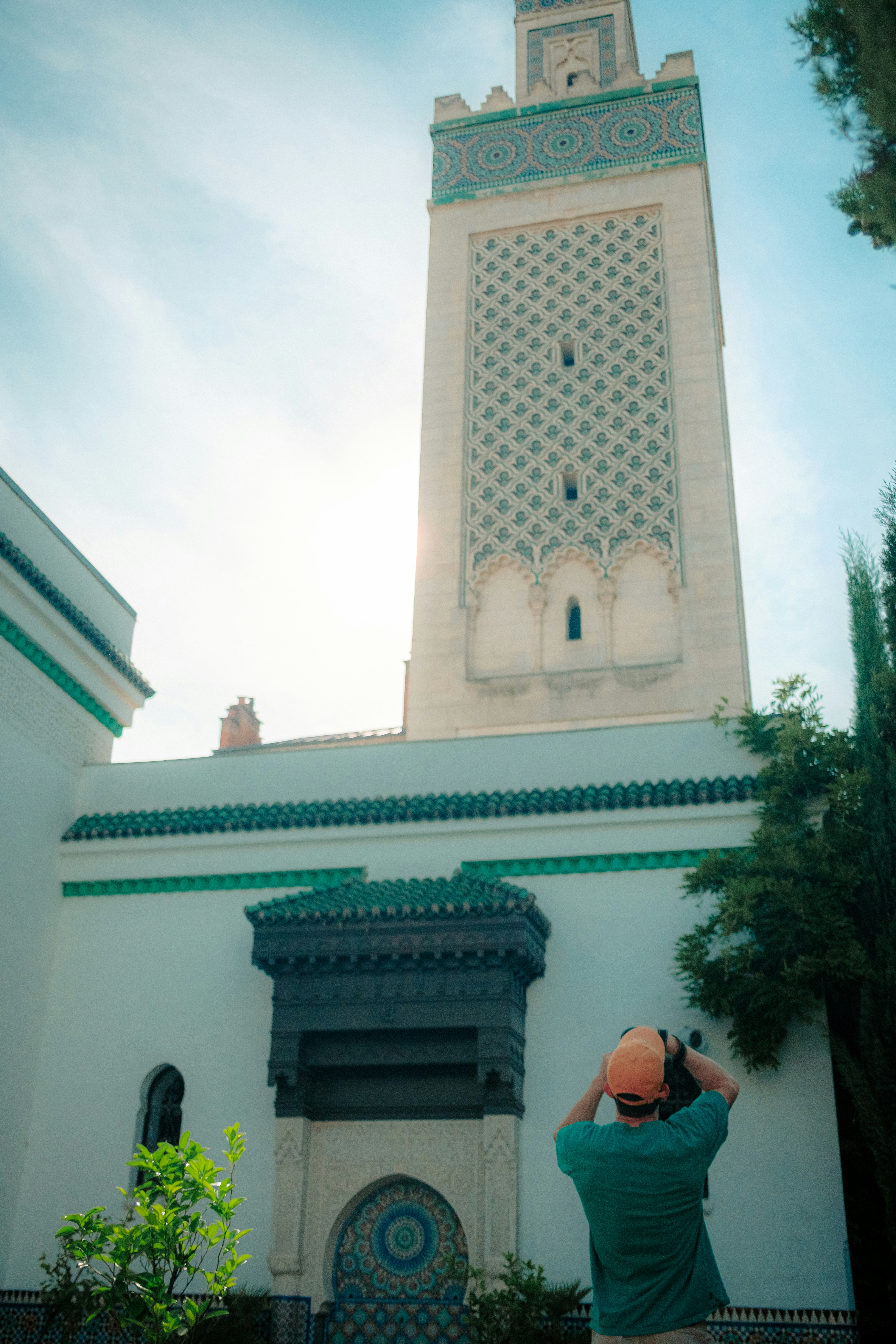 Minaret at Dawn: A Paired Portrait of Architecture and Light