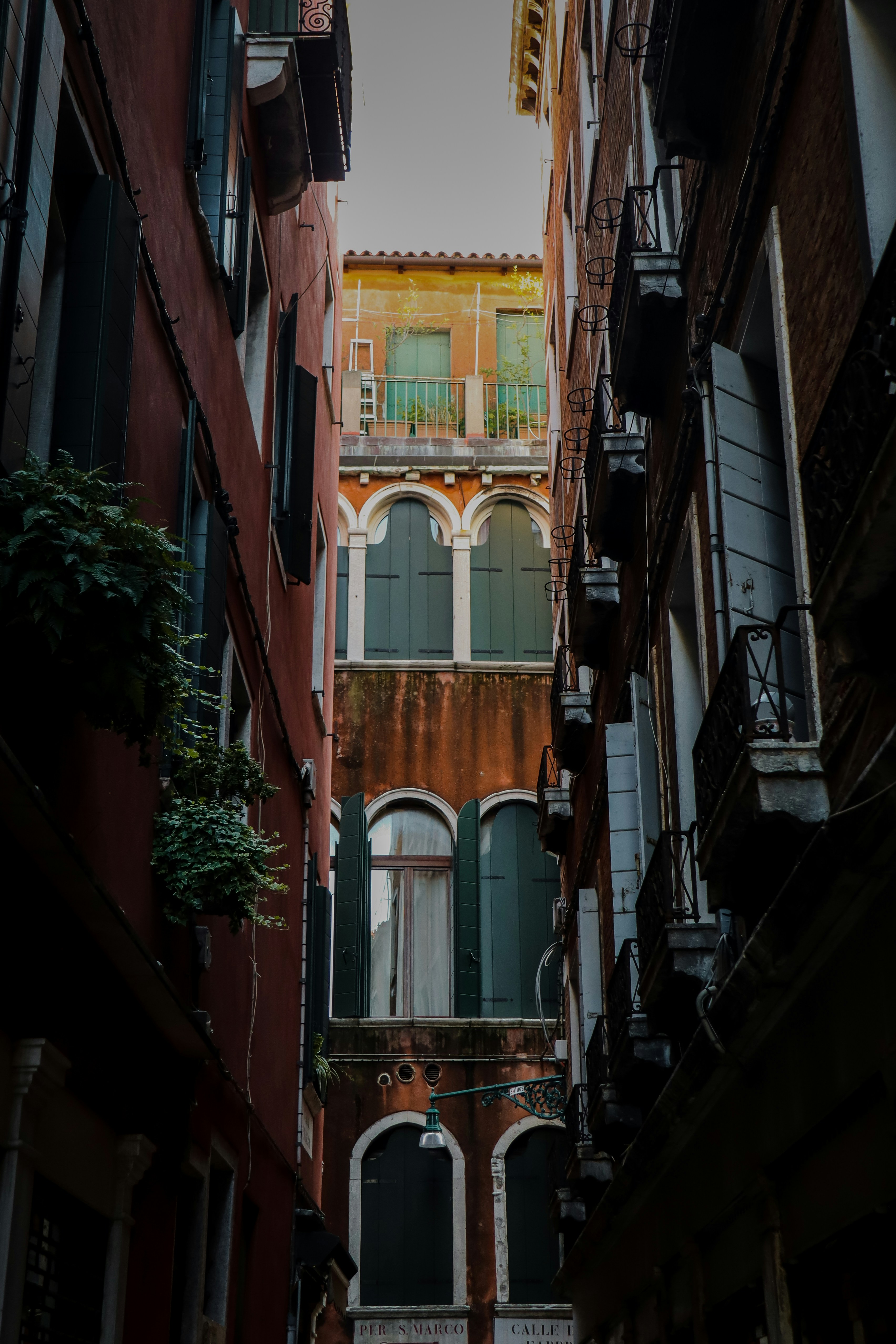A little street in Venice, Italy