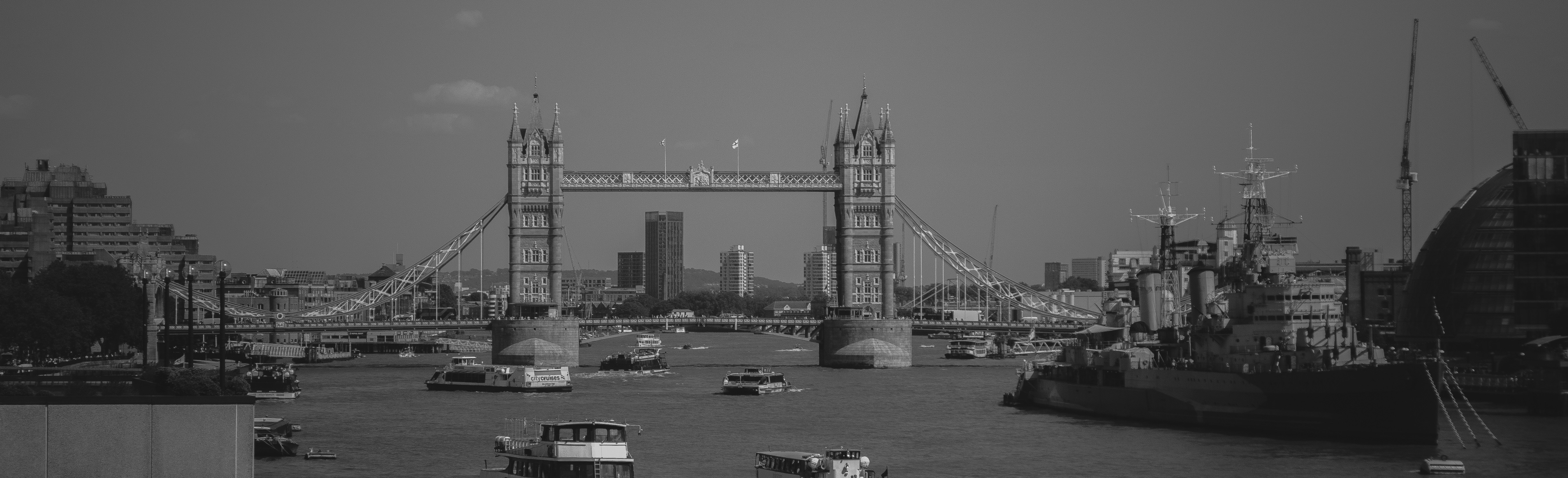 Bridging Time: The Tower Bridge in Monochrome