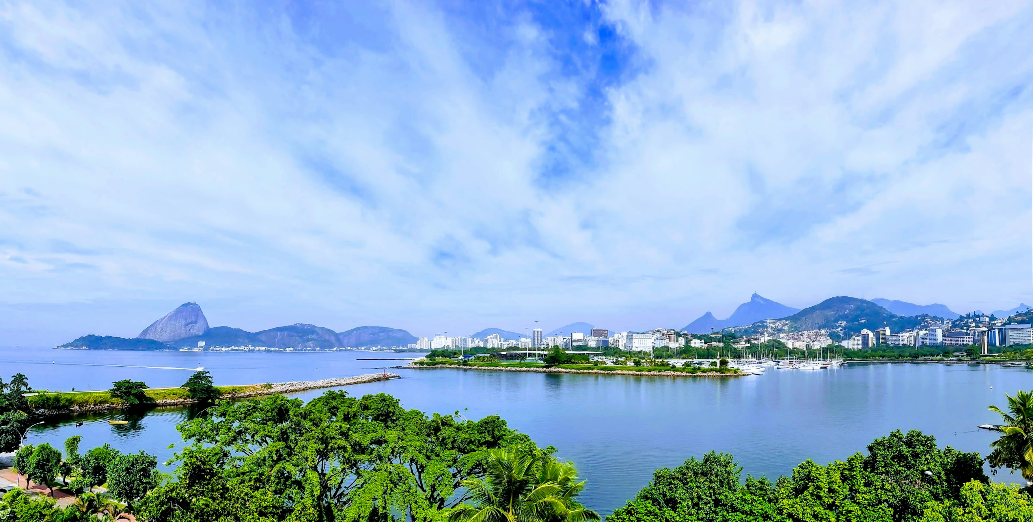 A beautiful view of a city and a body of water photo – Free Rio de ...