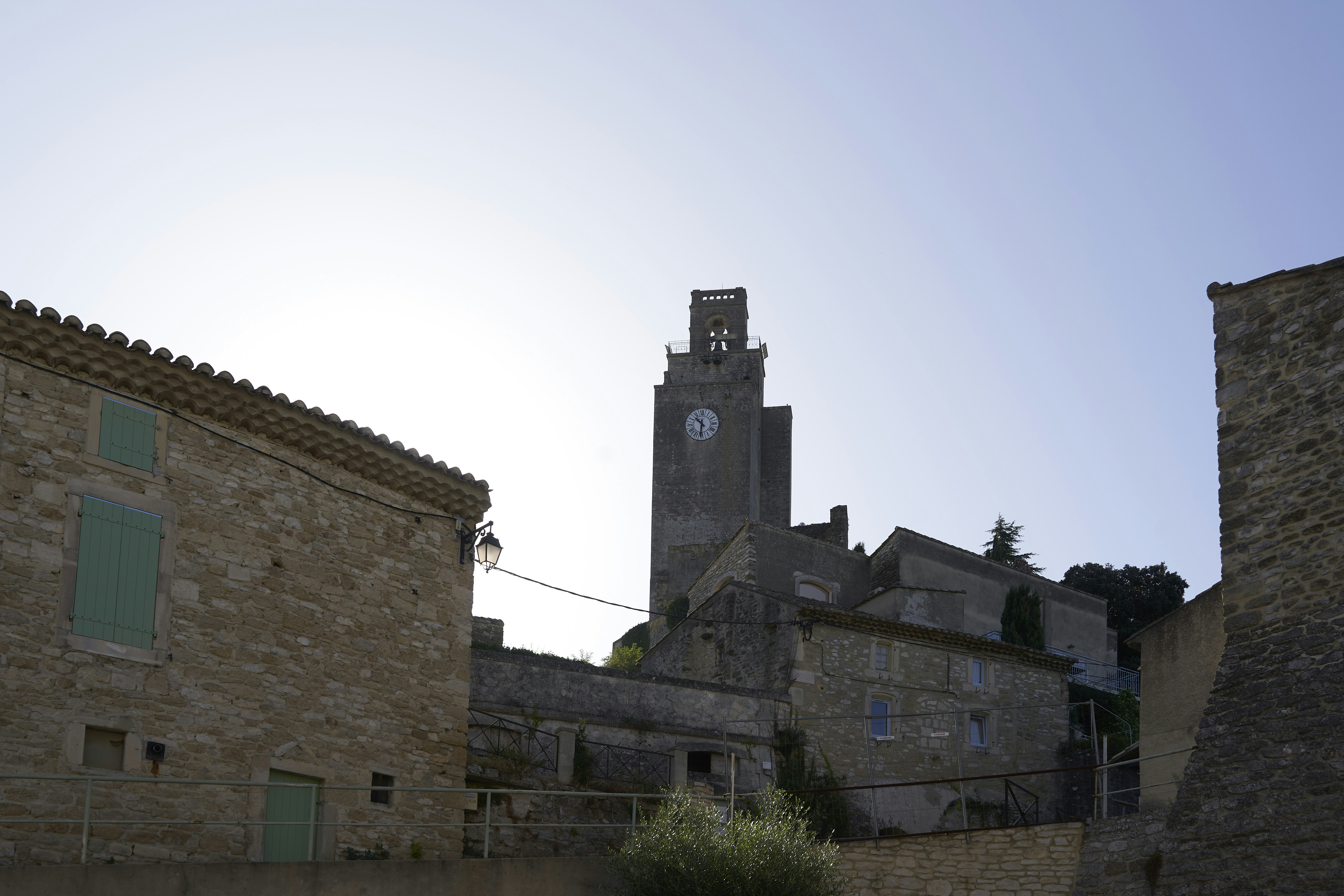 Old houses of a village in Provence