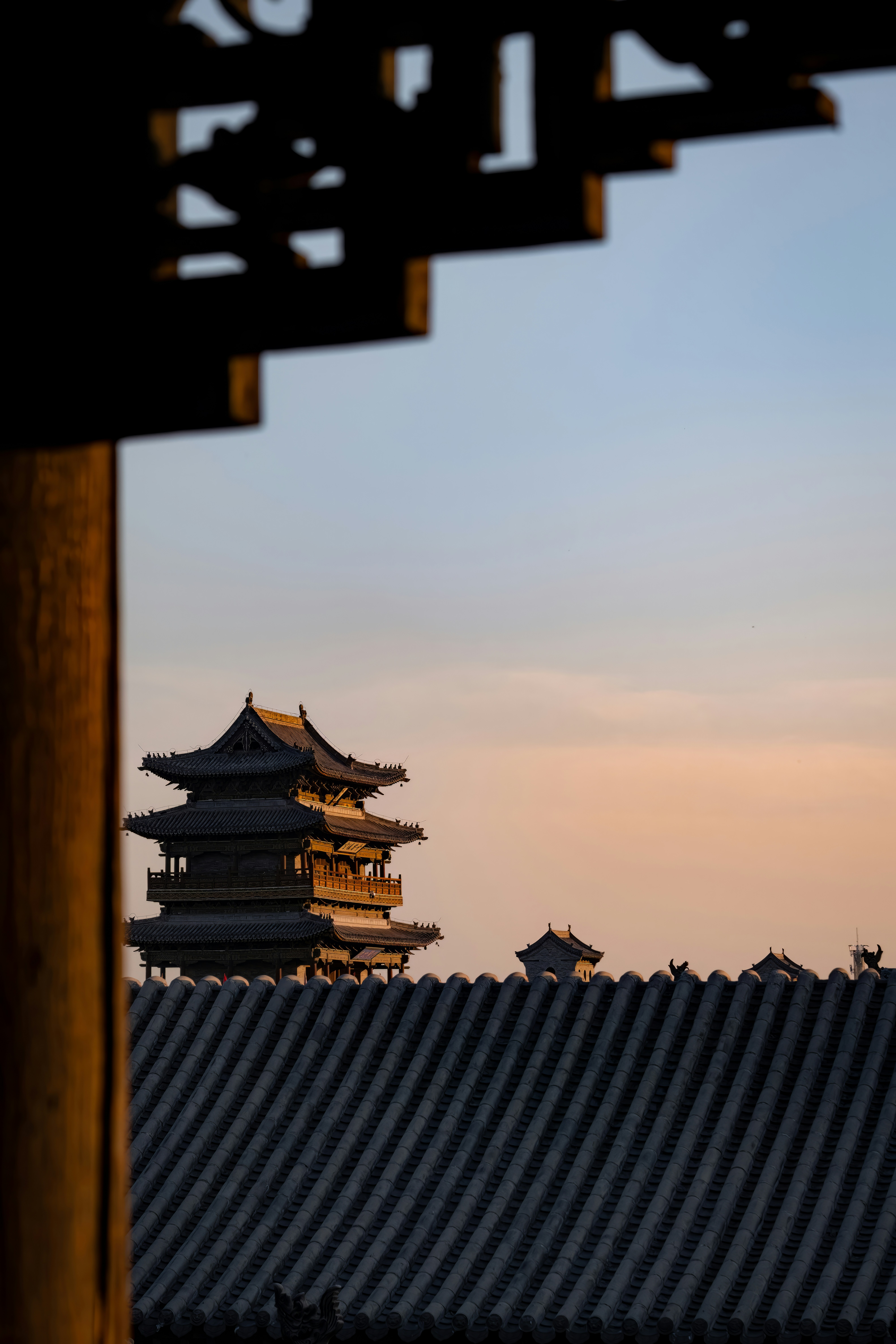 A tall building with a sky in the background photo – Free Taiyuan Image ...