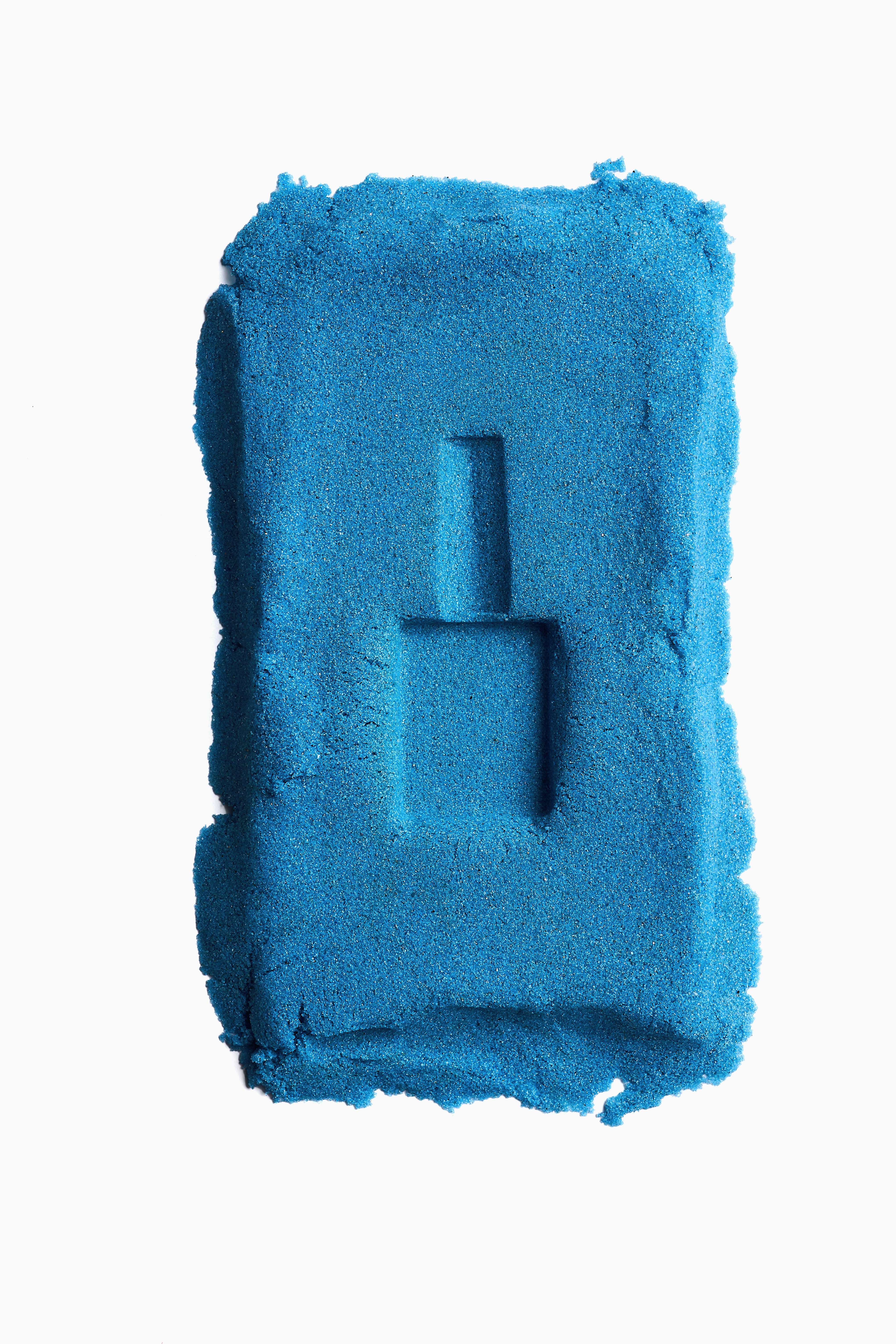 Azure Foam Glyph: The Silent Digit Emerging from Soft Edges