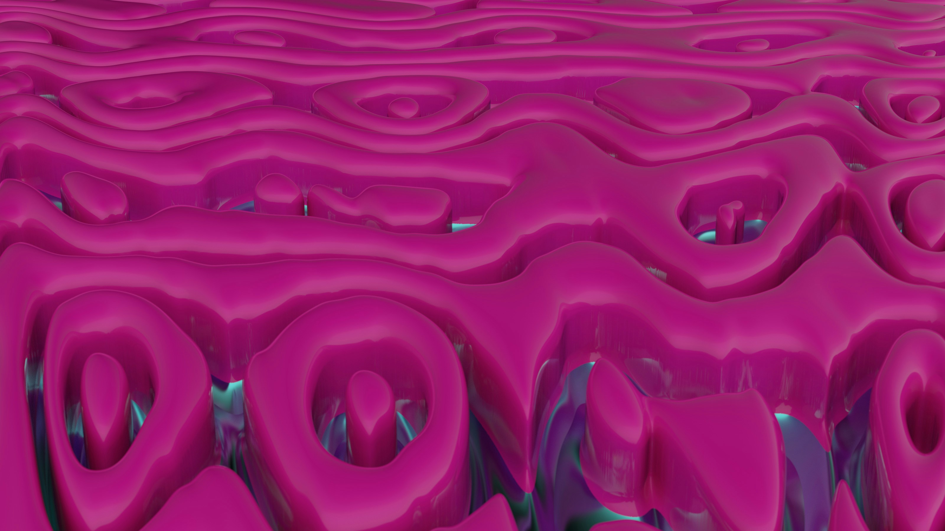 A very colorful picture of some type of substance photo – Free Image on ...