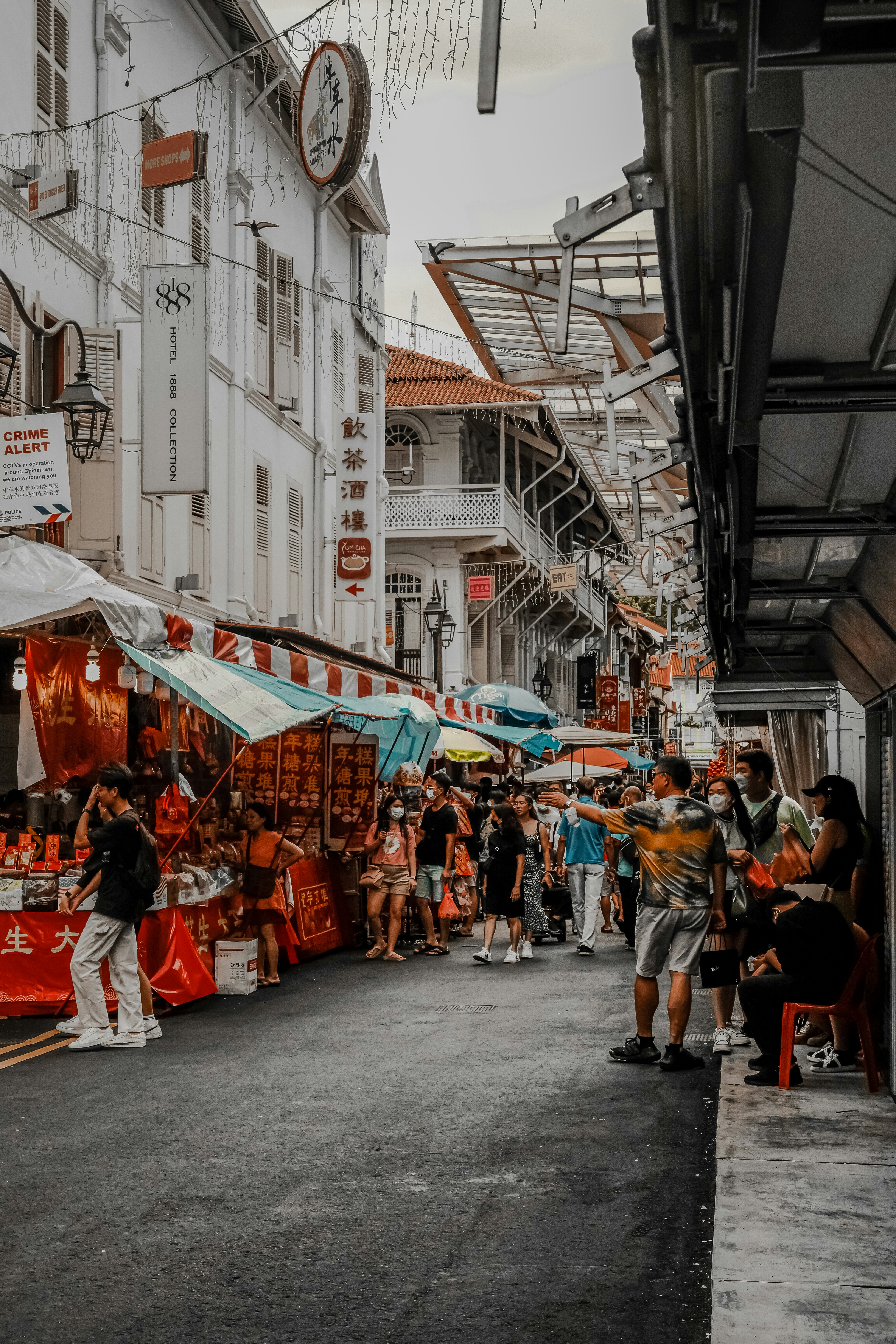 Market Corridor: A Sunlit Alley of Stalls and Strangers