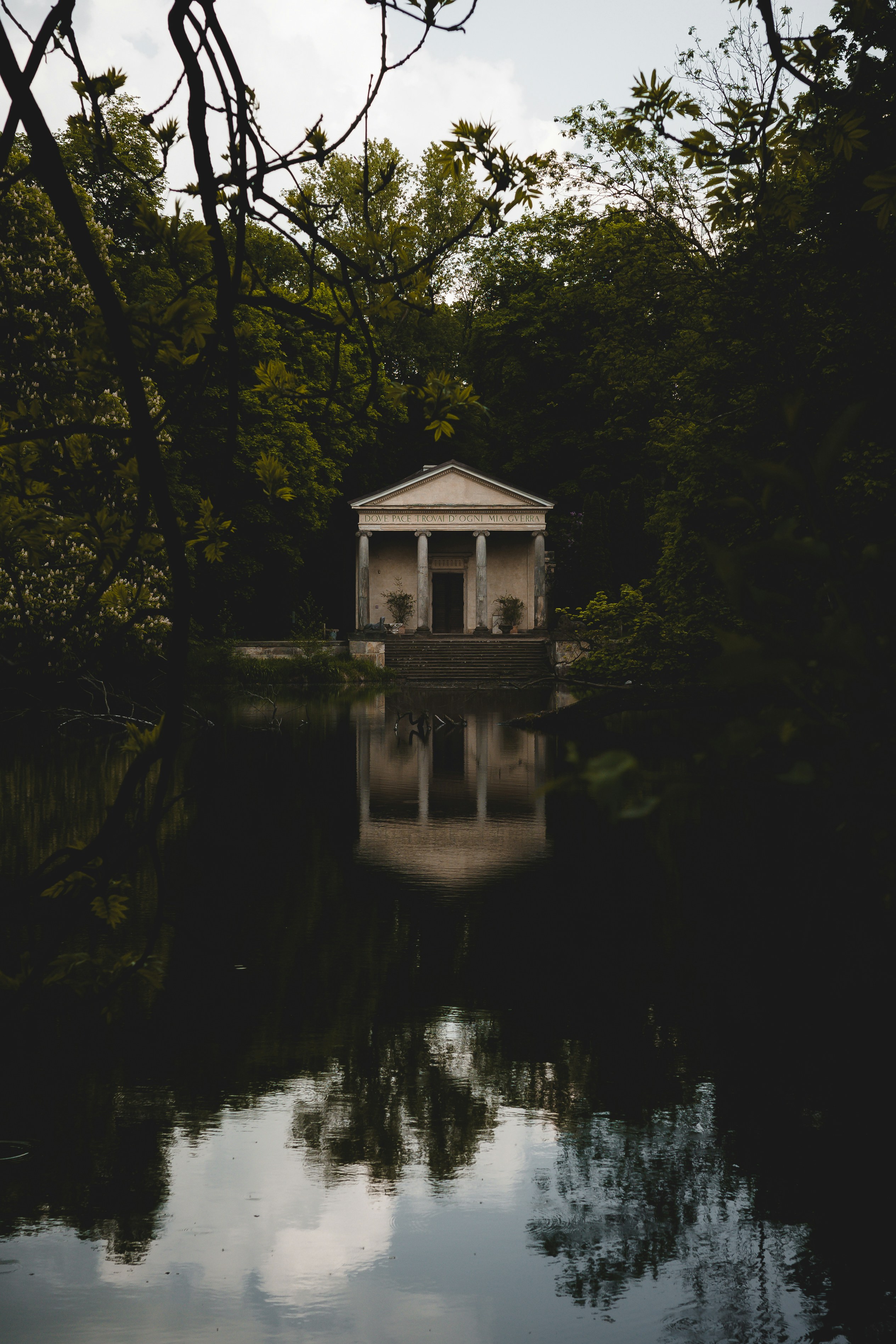 Temple on the Lake: Reflections in a Quiet Grove