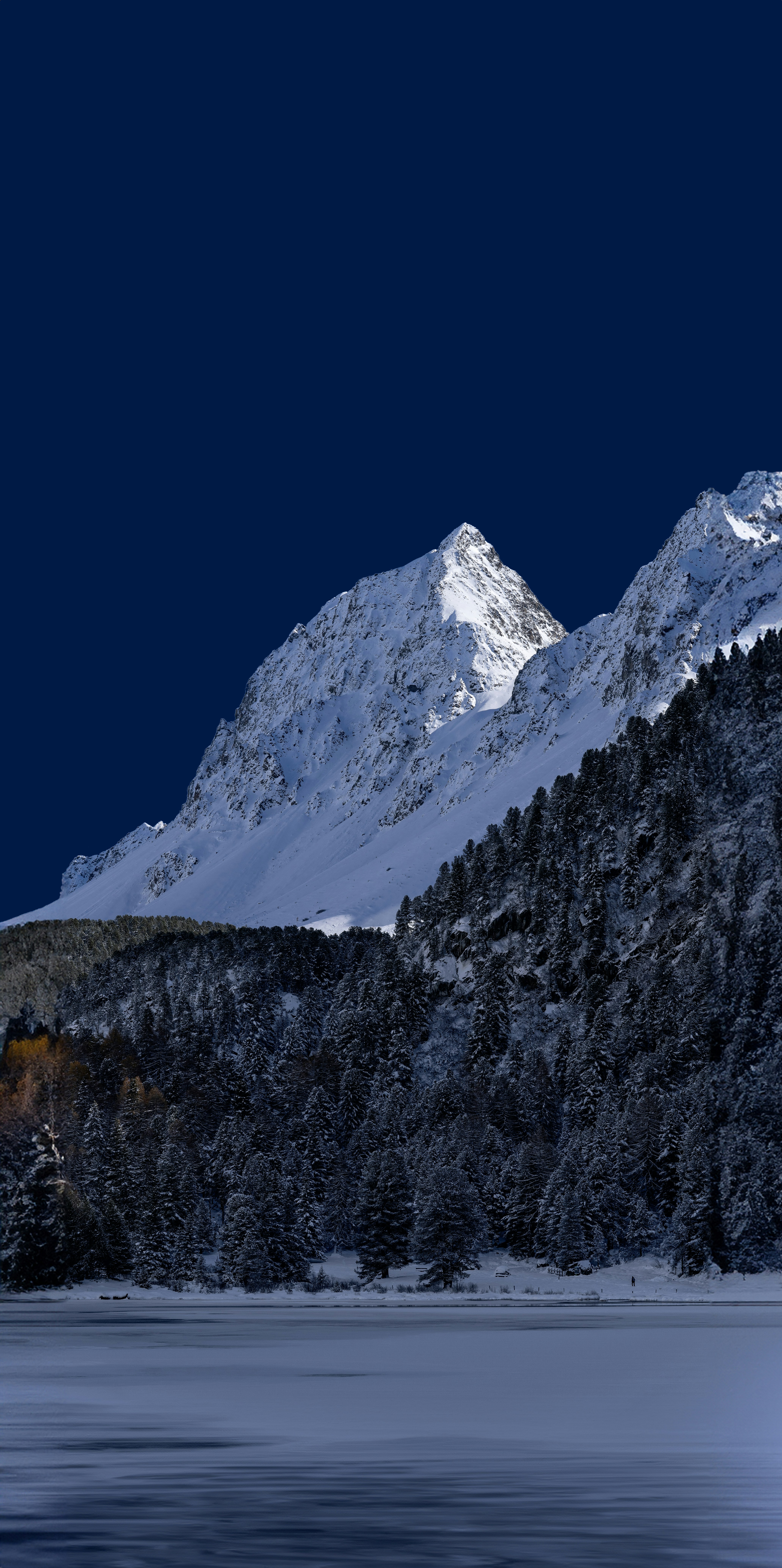 Moonlit Alpine Serenity