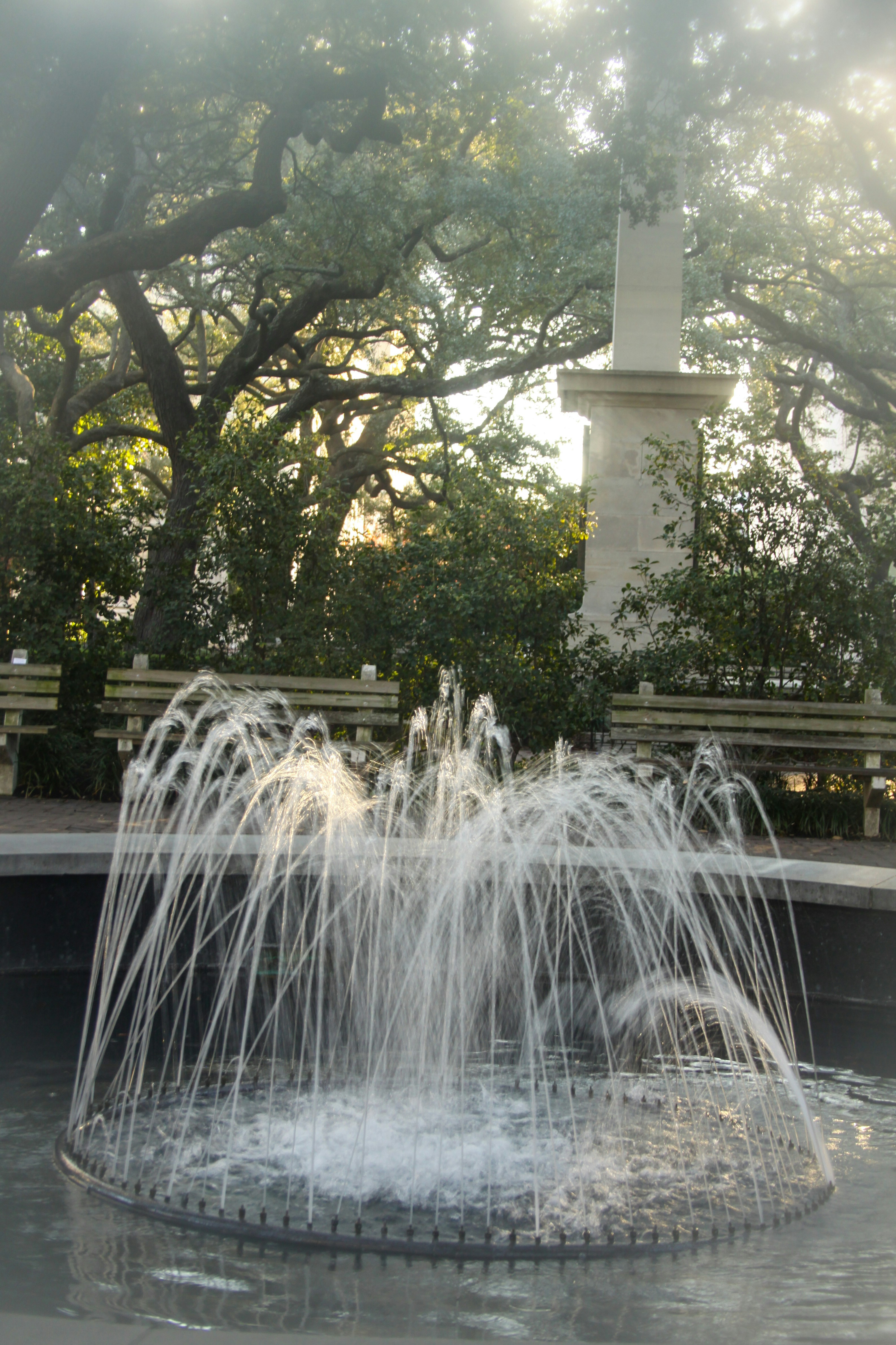 A fountain with water spewing out of it photo – Free Water Image on ...