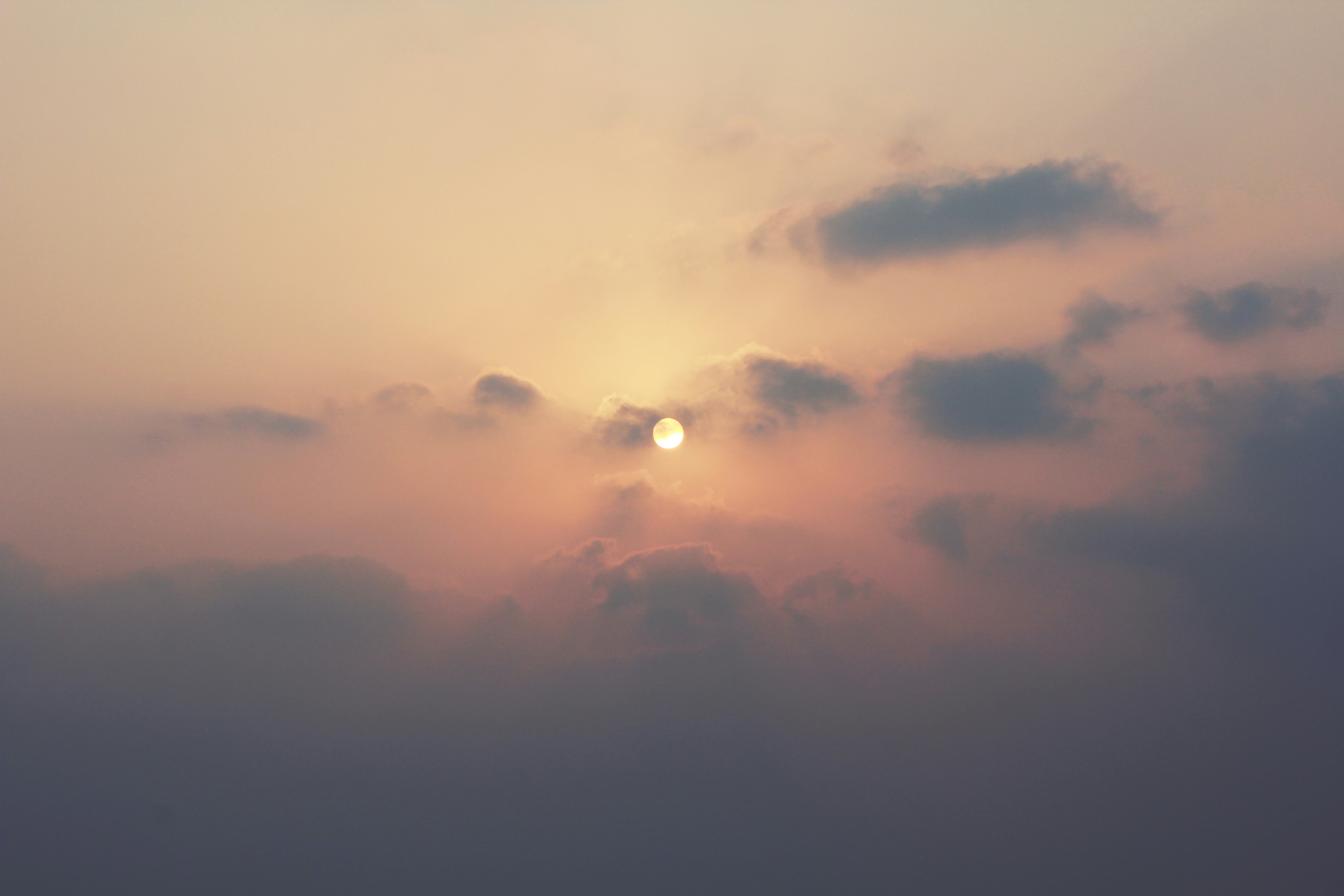 A beautiful sunset on the island of Kish in the Persian Gulf