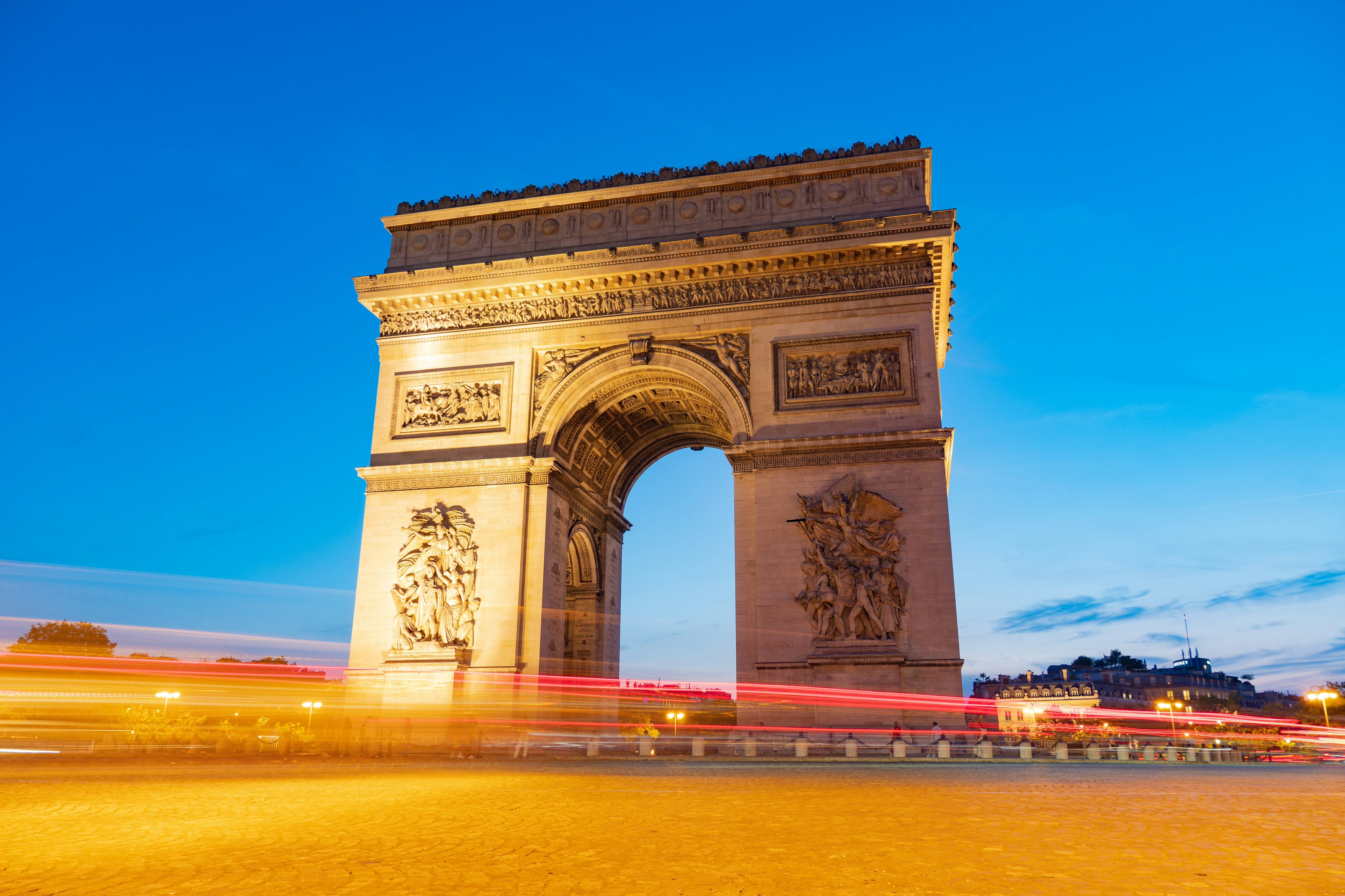 A long exposure shot of the arc of triumph photo – Free Arc de Triomphe ...