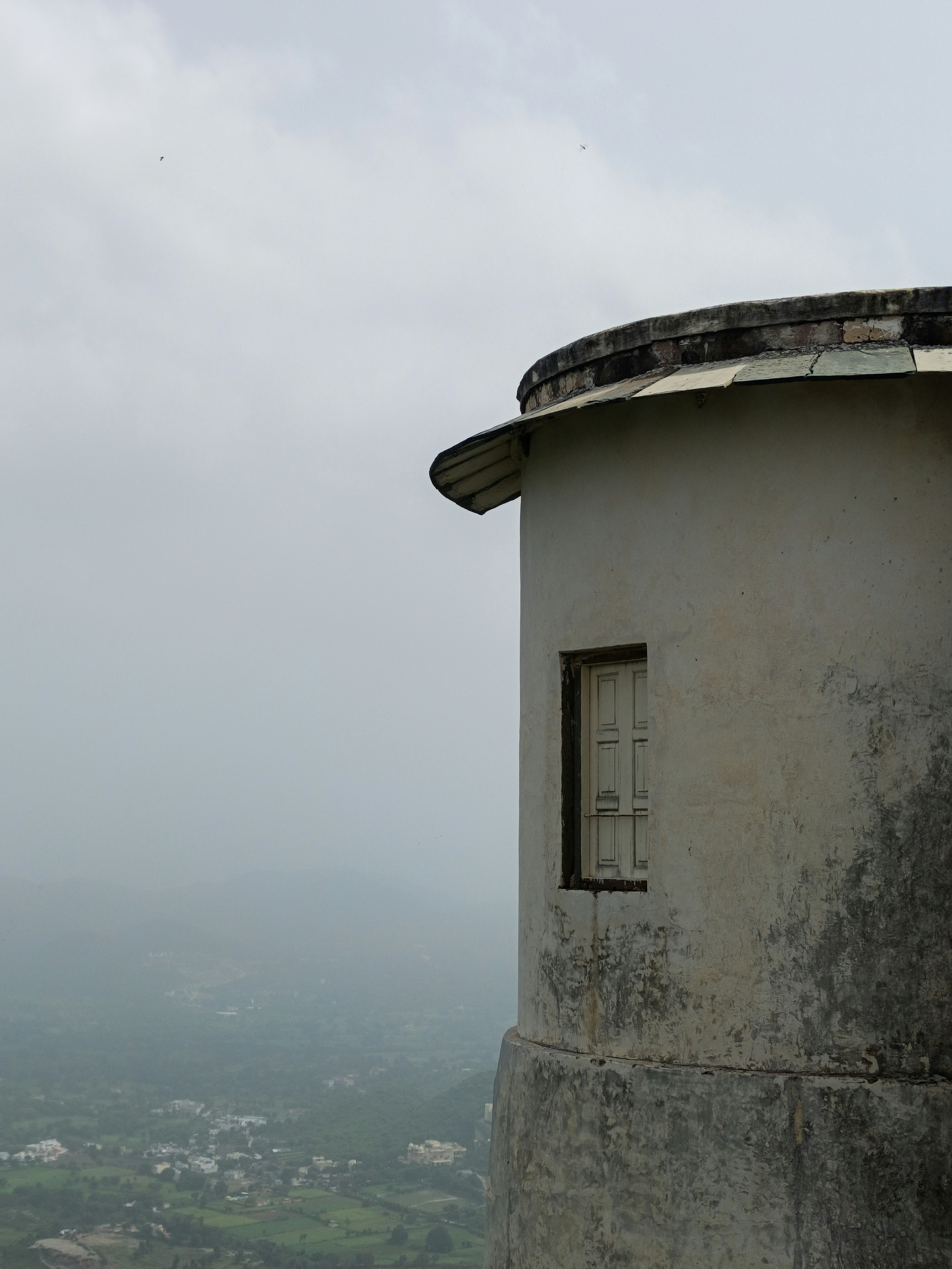 Round Turret Over the Hazy Valley