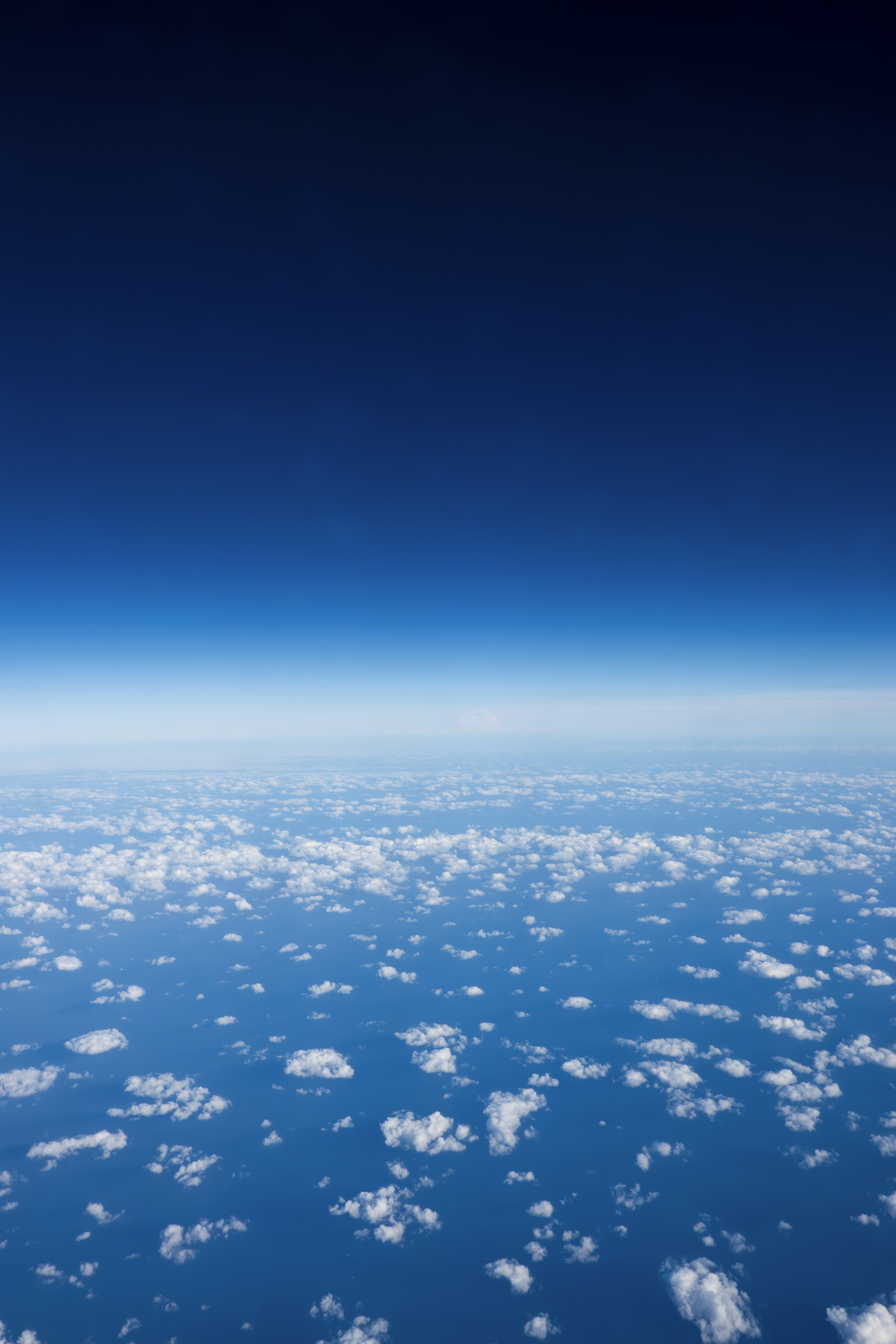 A view of the sky and clouds from an airplane photo – Free Blue Image ...