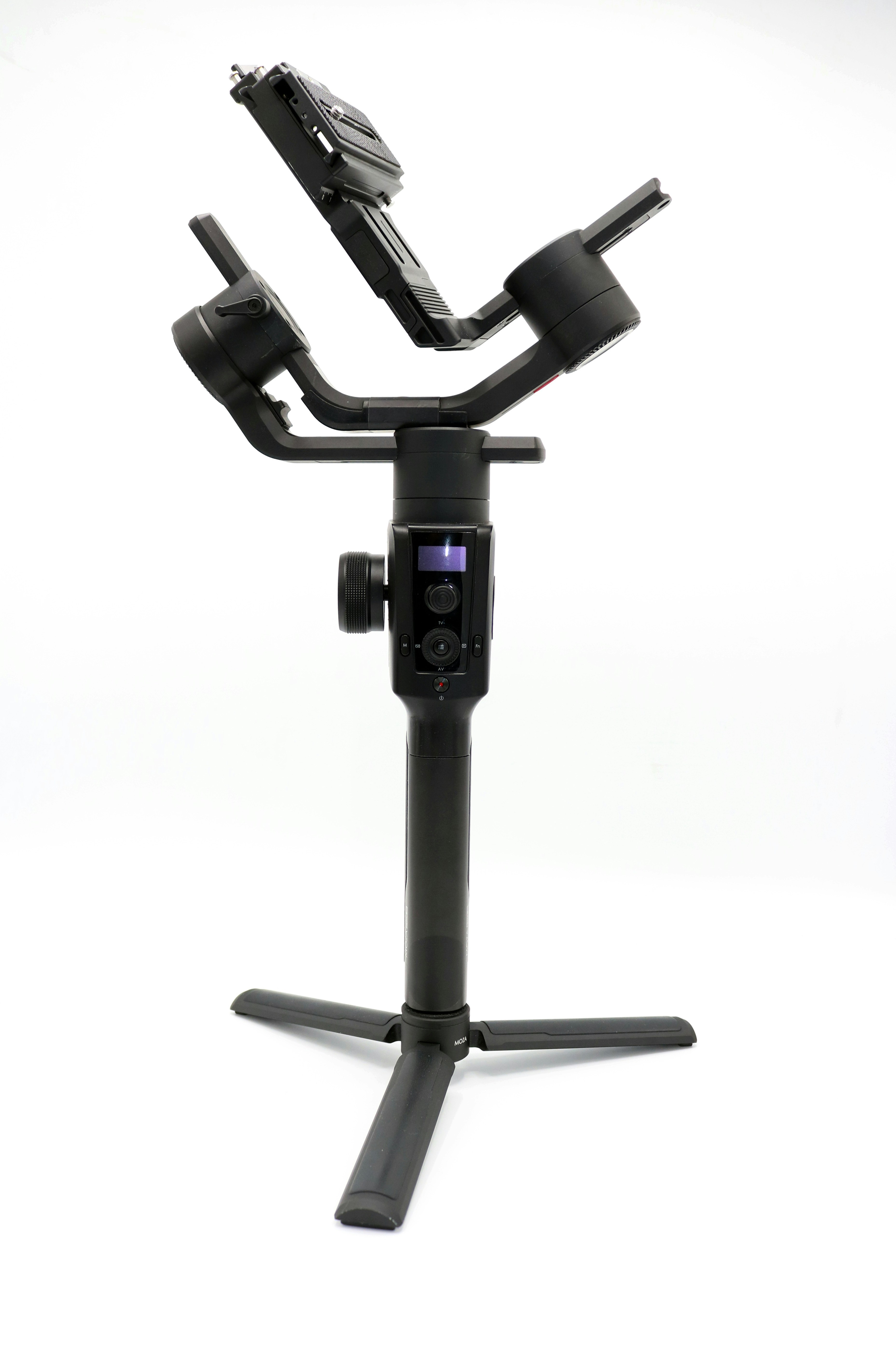 Folded Flight: A Compact 3-Axis Gimbal Stabilizer on a Tripod Base