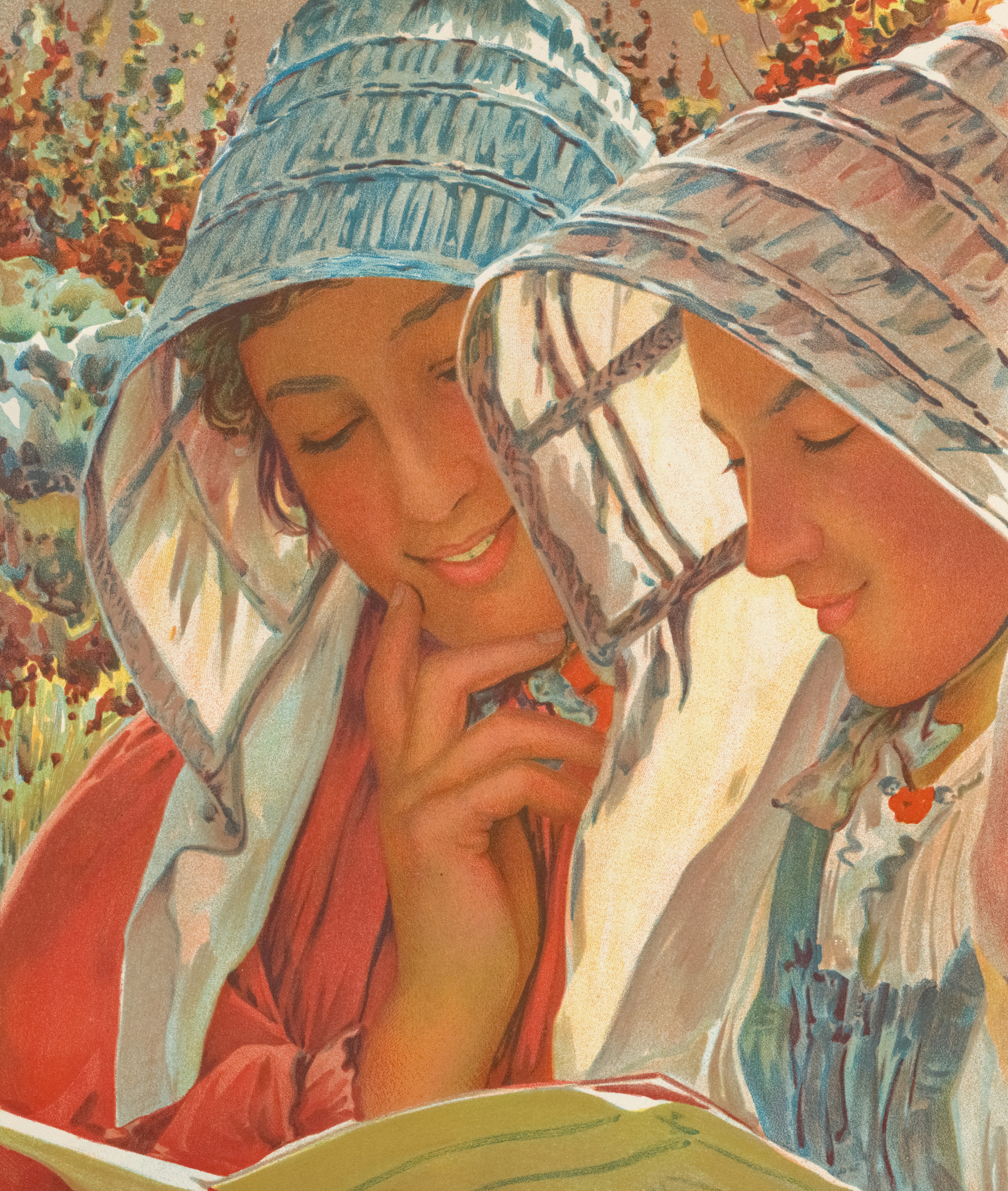 L'ESTAMPE MODERNE Readers 1898 Part of a set. See all set records Louis Welden Hawkins (French, 1849–1910) publisher Imprimerie Champenois France Color lithograph