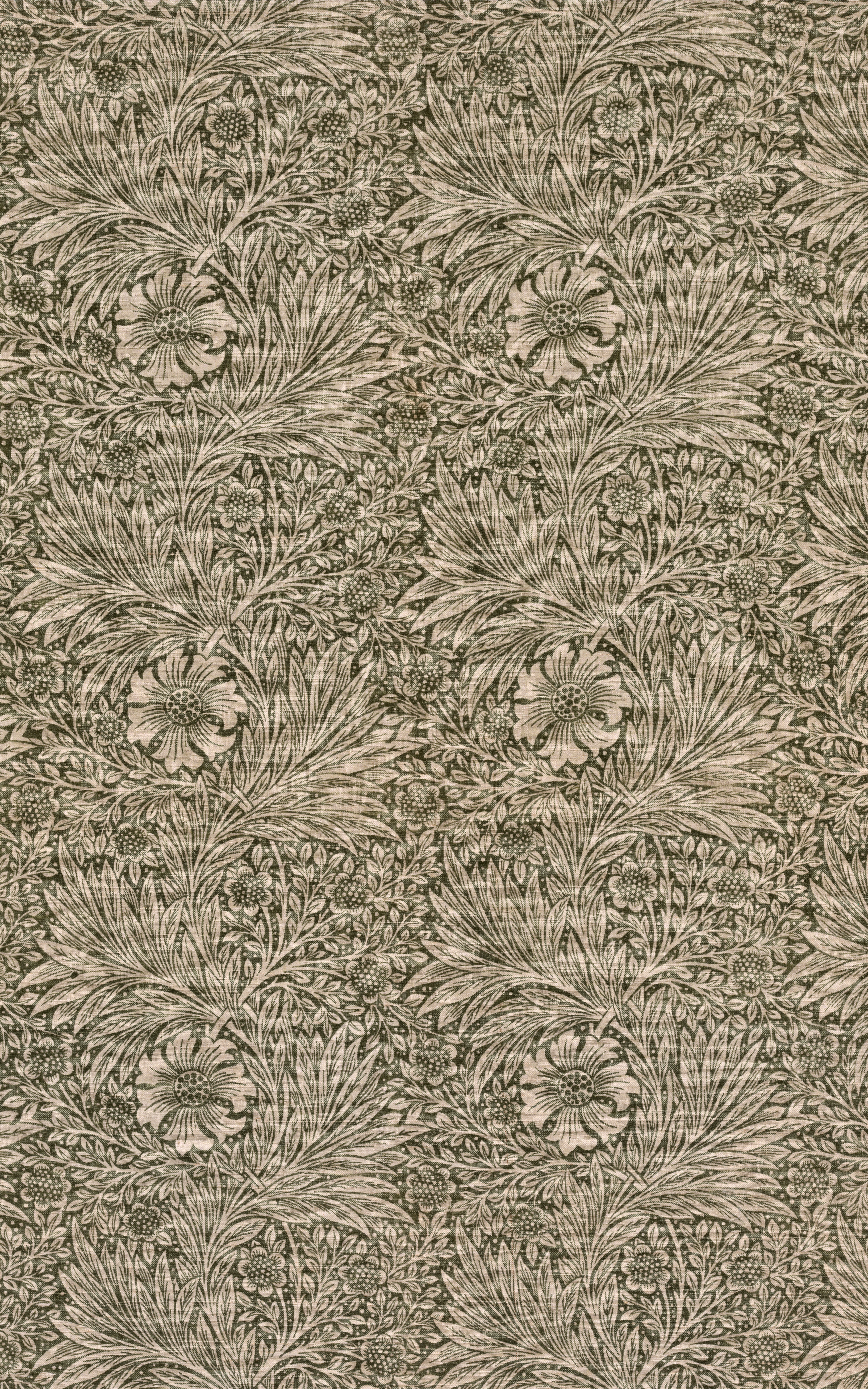 Marigold 20th century designer William Morris (British, 1834–1896) England, 20th century Plain weave cotton, printed Overall: 91.4 x 92.7 cm (36 x 36 1/2 in.) Gift of Mrs. Henry Chisholm 1937.699 https://www.clevelandart.org/art/1937.699