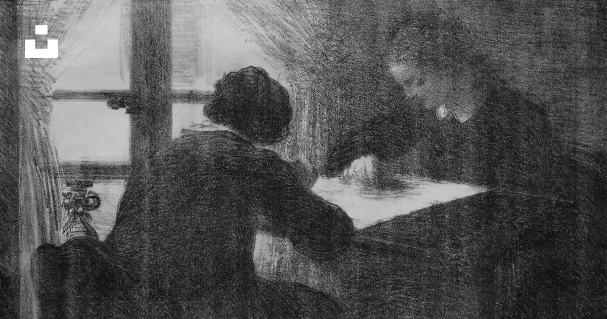 테이블에 앉아있는 사람의 그림 사진 Unsplash의 무료 회색 이미지