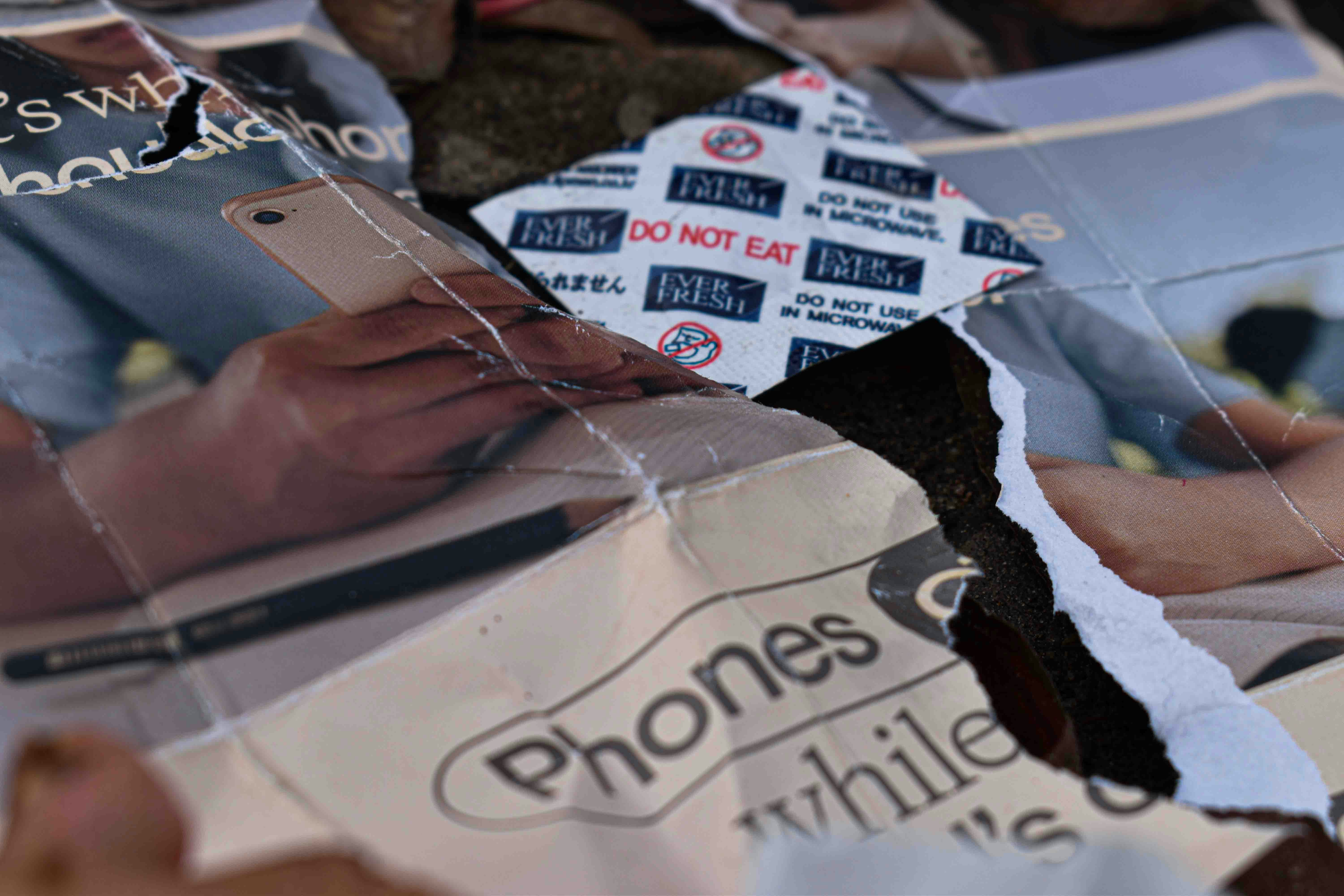 A collage of photos of people using cell phones photo – Free Australia ...