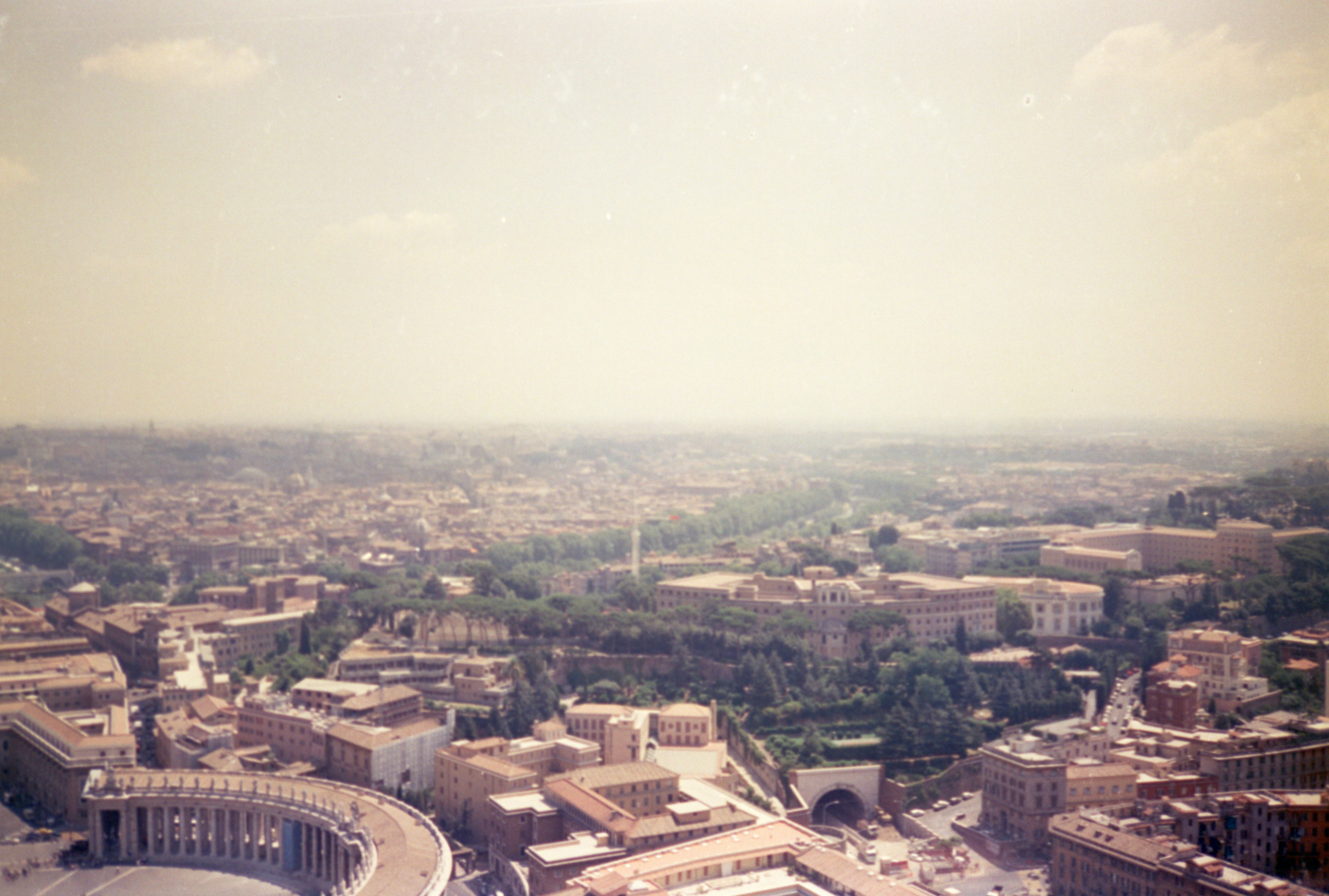 A view of a city from a high point of view photo – Free Film ...