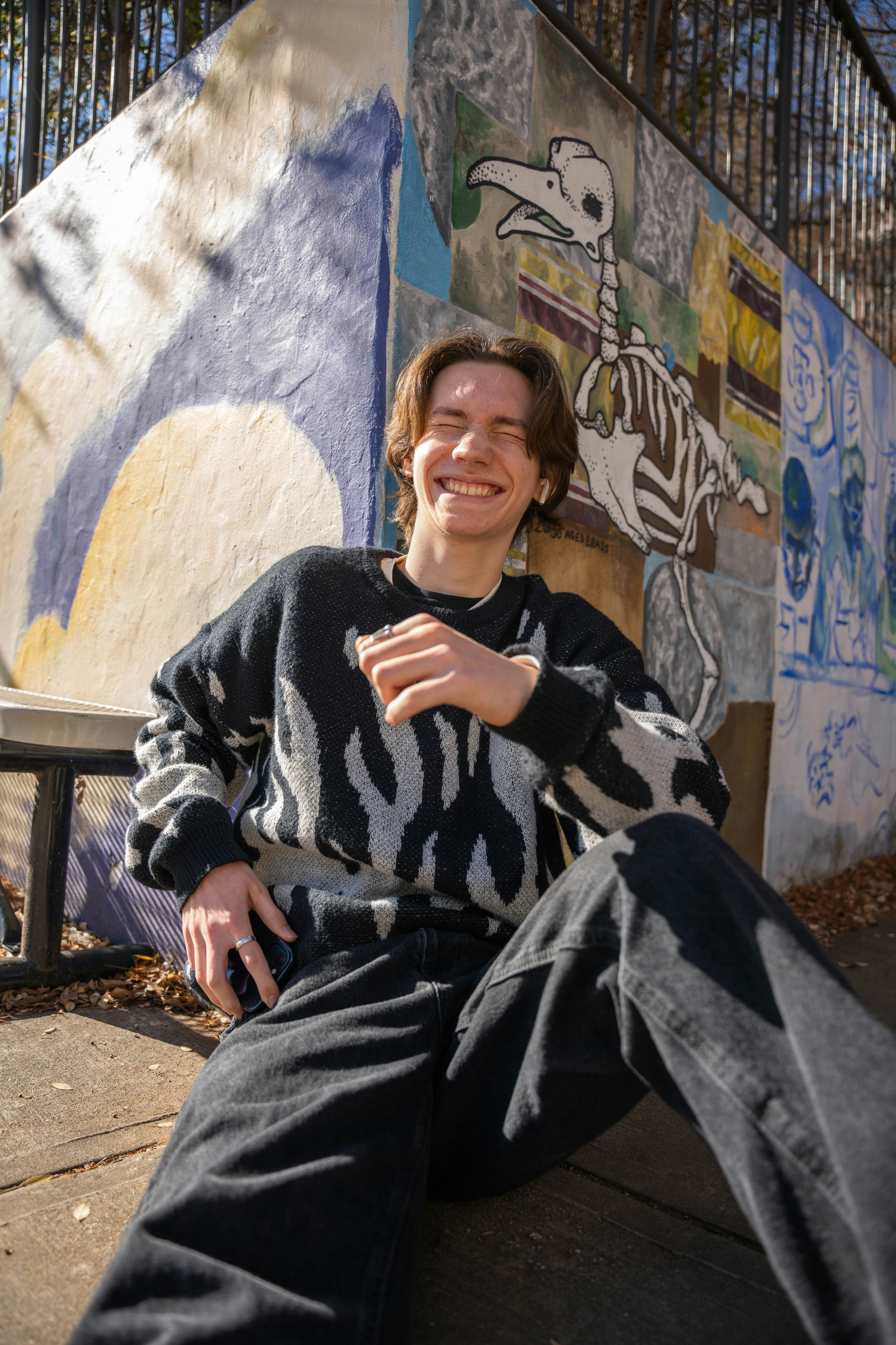 Smiles in a Graffiti Garden