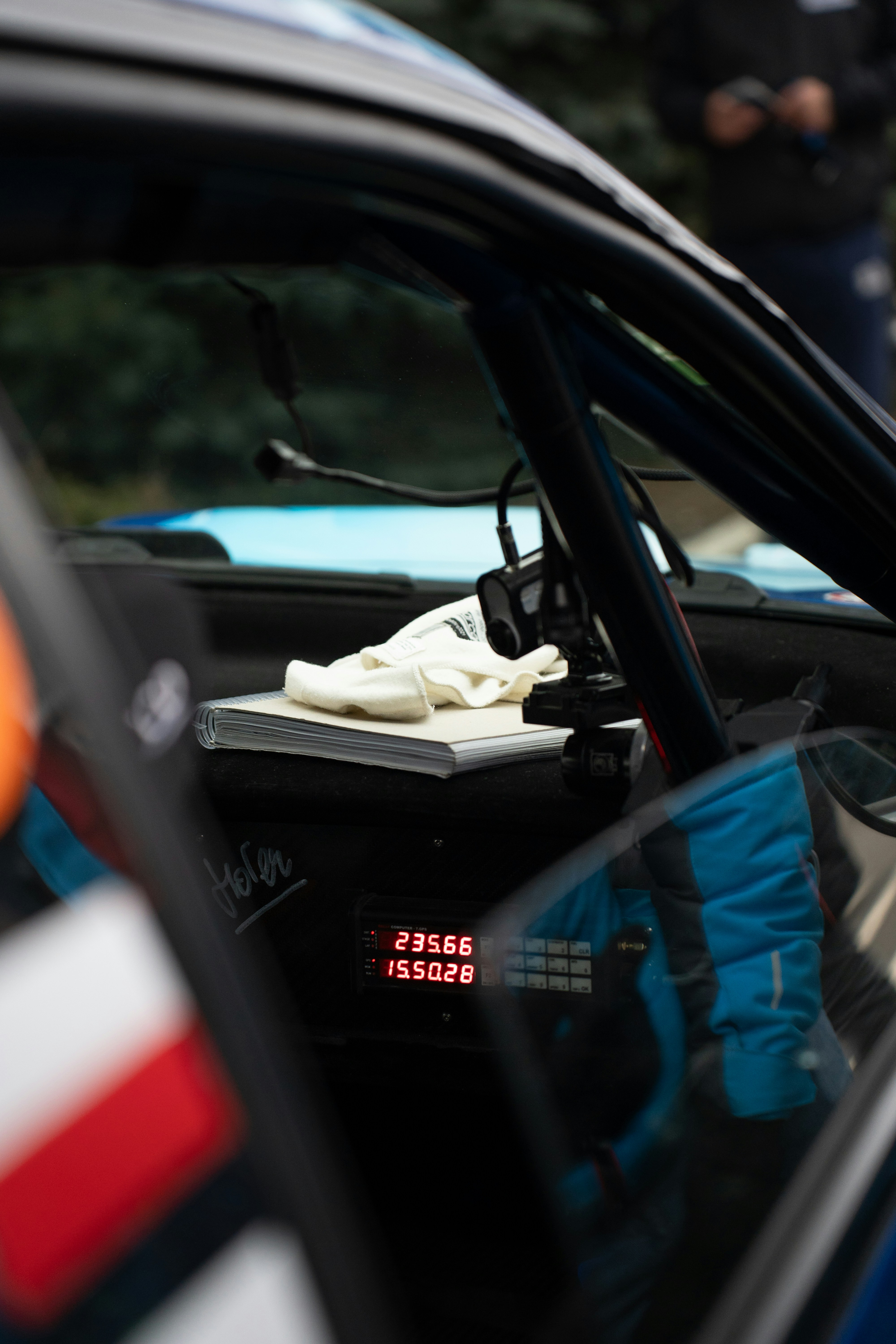 Inside the Racing Dash: A Glimpse of Tools and Totals