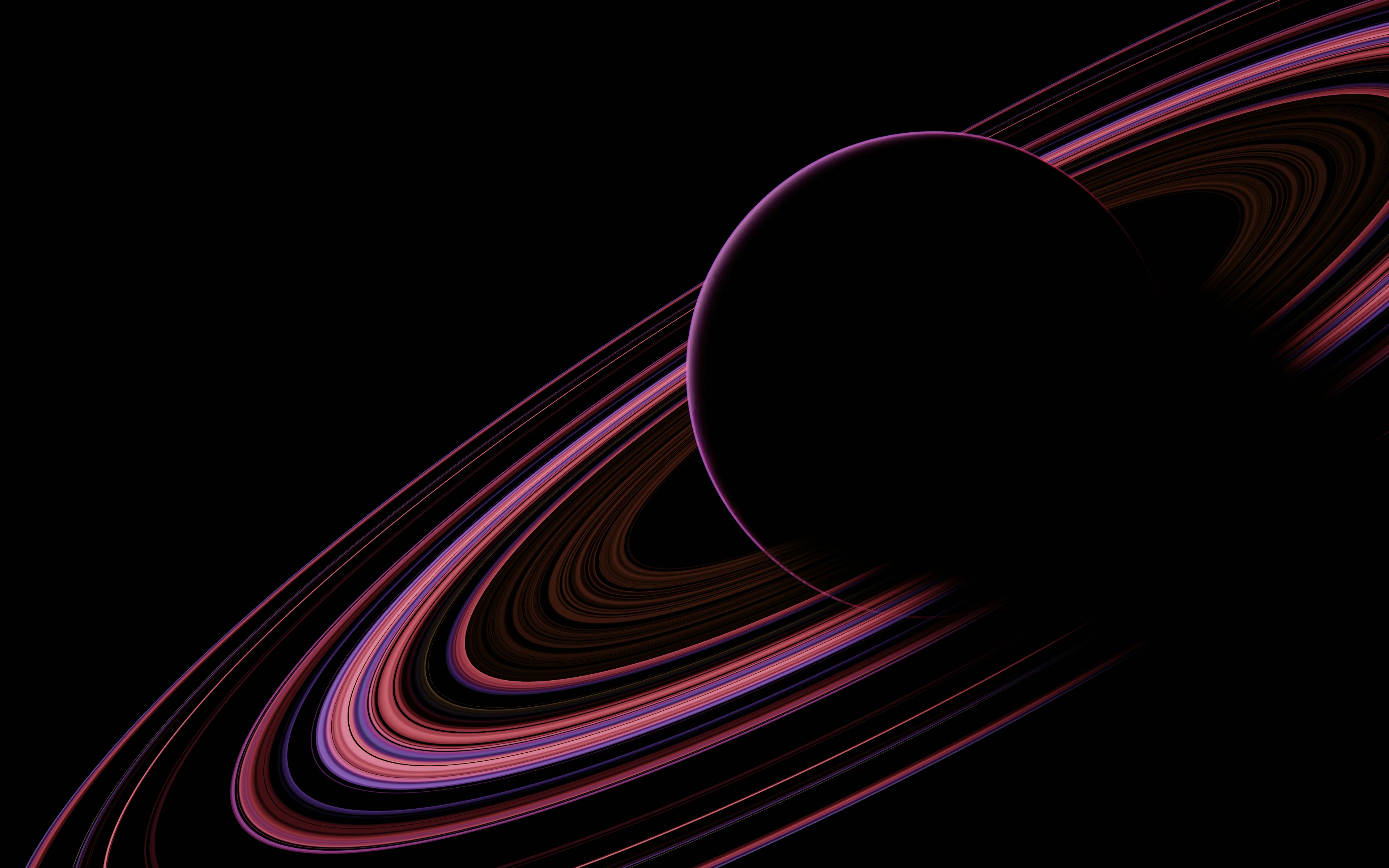 A black background with a picture of saturn photo – Free Pattern Image ...