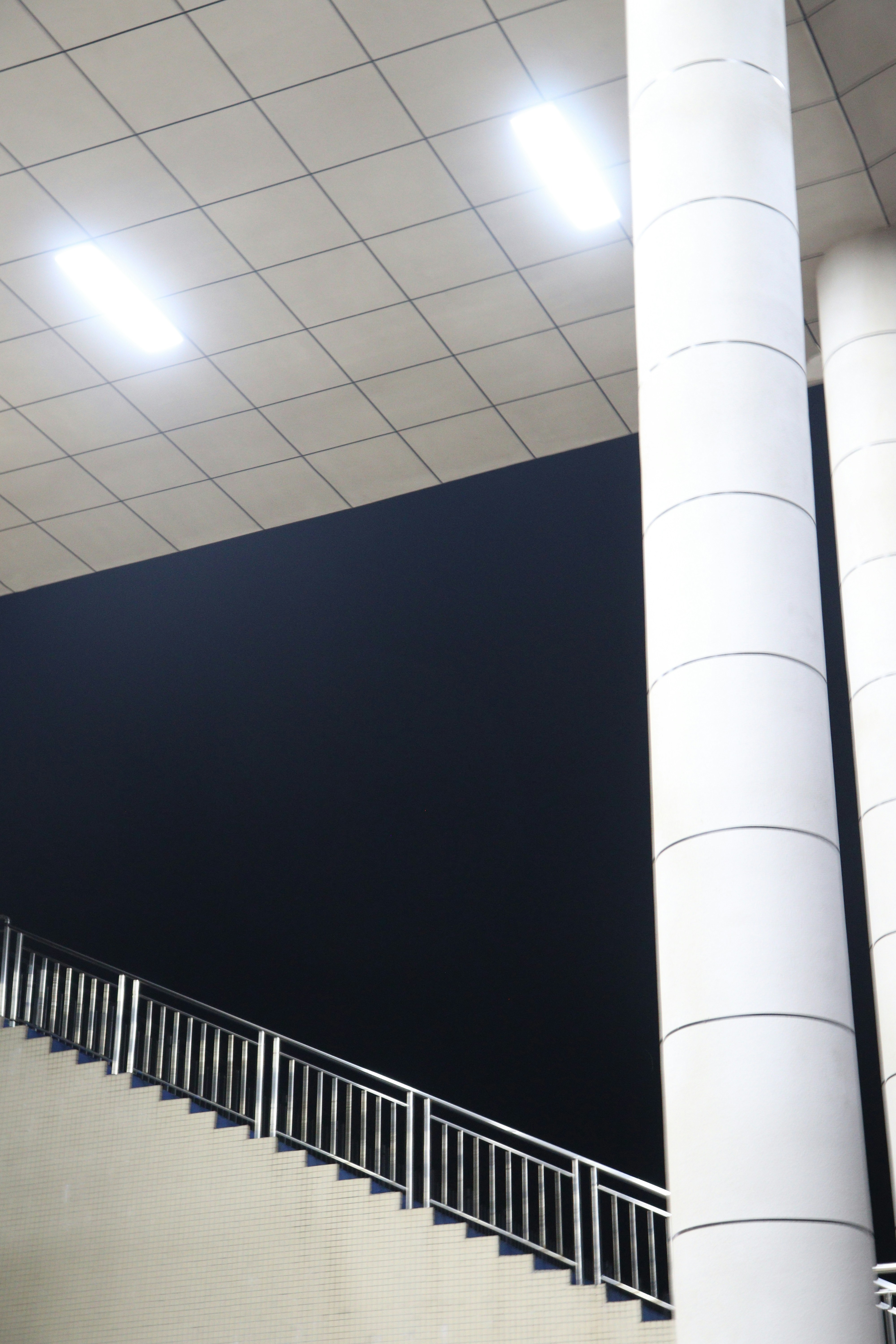 A man riding a skateboard down a set of stairs photo – Free Banister ...