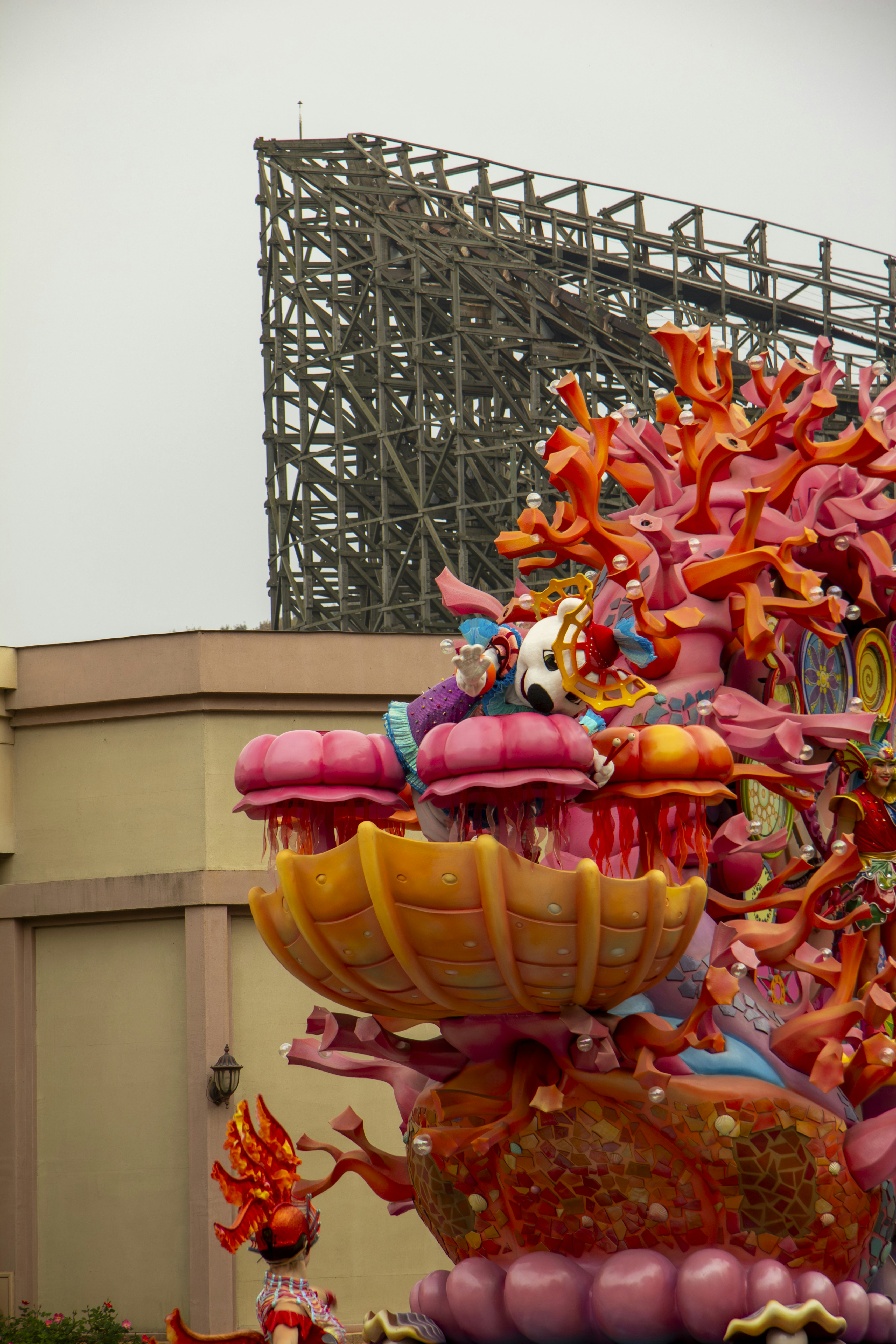 Candy-colored Dragon Float Crowns the Carousel of Fire