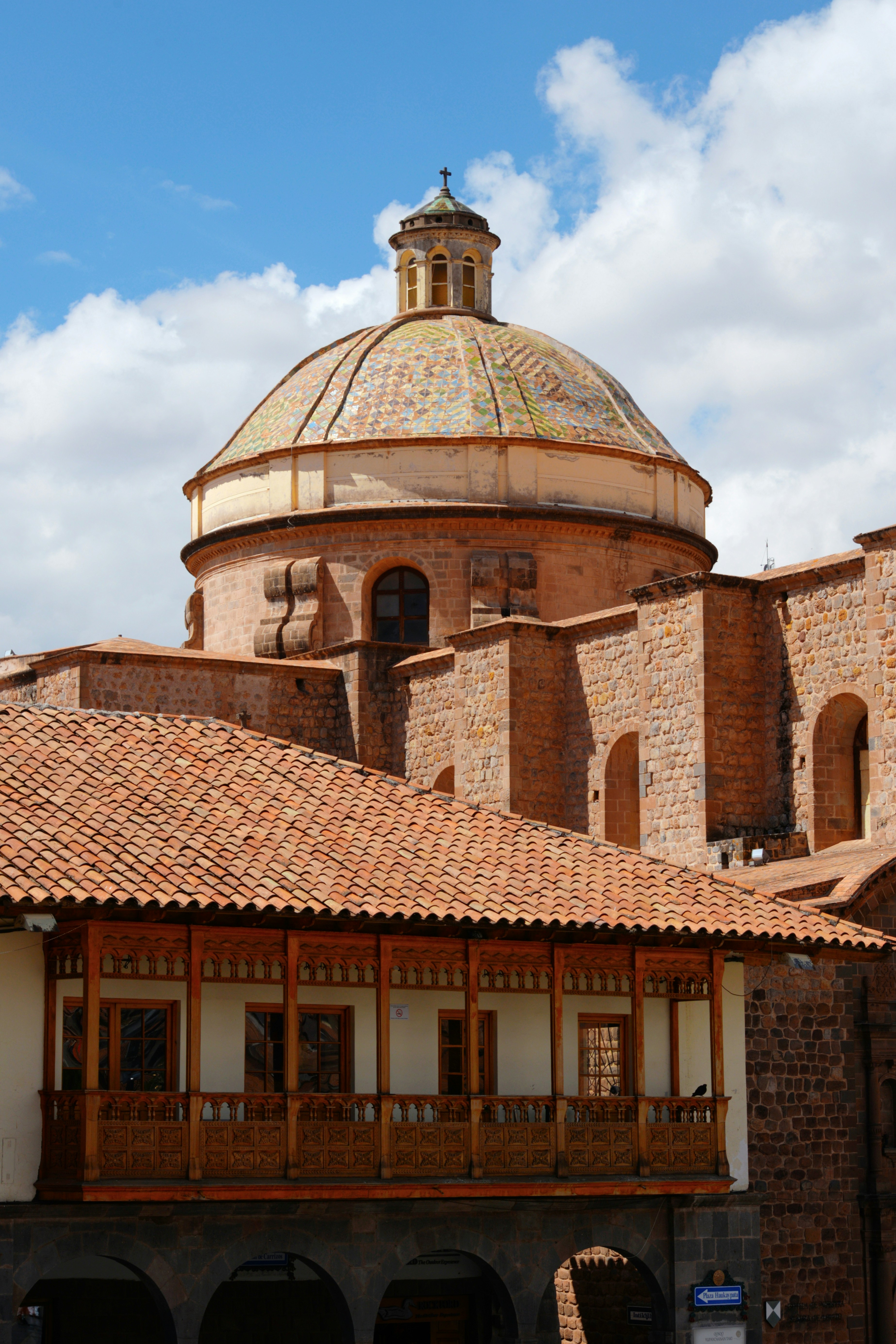 Brick Dome in Sunlight: A Historic Cloister’s Quiet Geometry