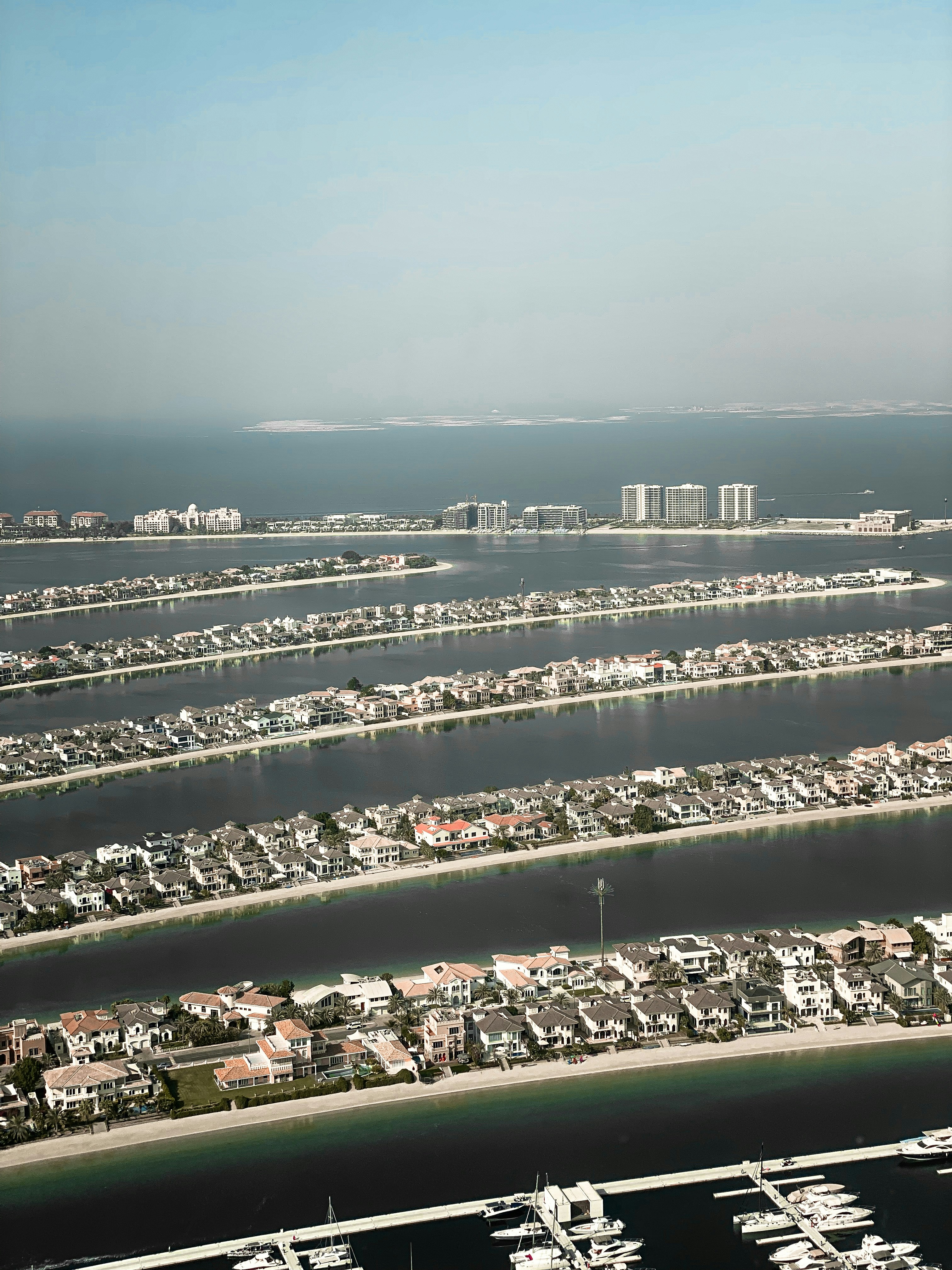 A Glimpse of Palm Jumeirah Island In Dubai UAE