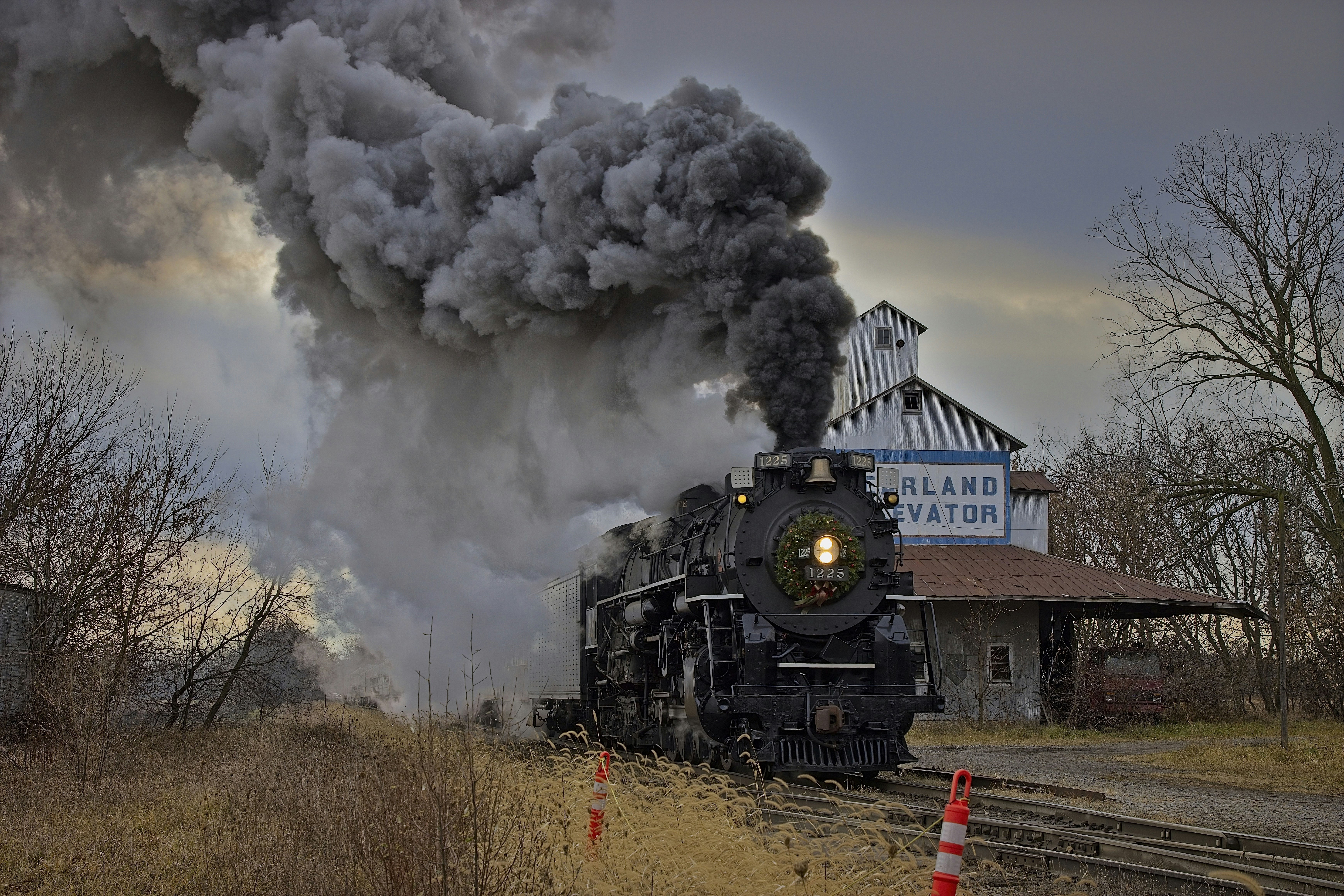 A train with black smoke coming out of it photo – Free Grey Image on ...