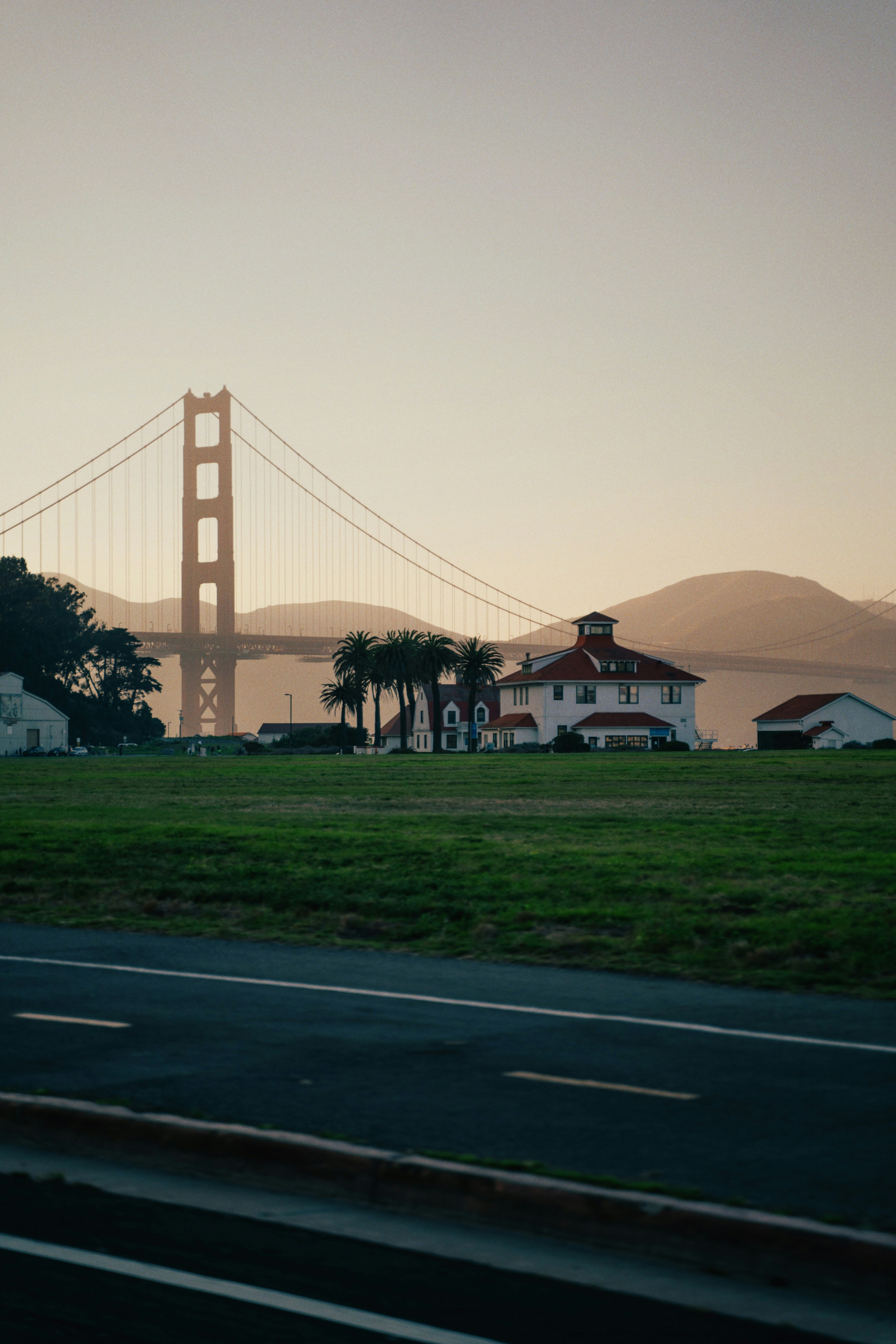 Dusk at Marin's Edge: The Gatekeeper Tower Over a Quiet Coastal Hamlet