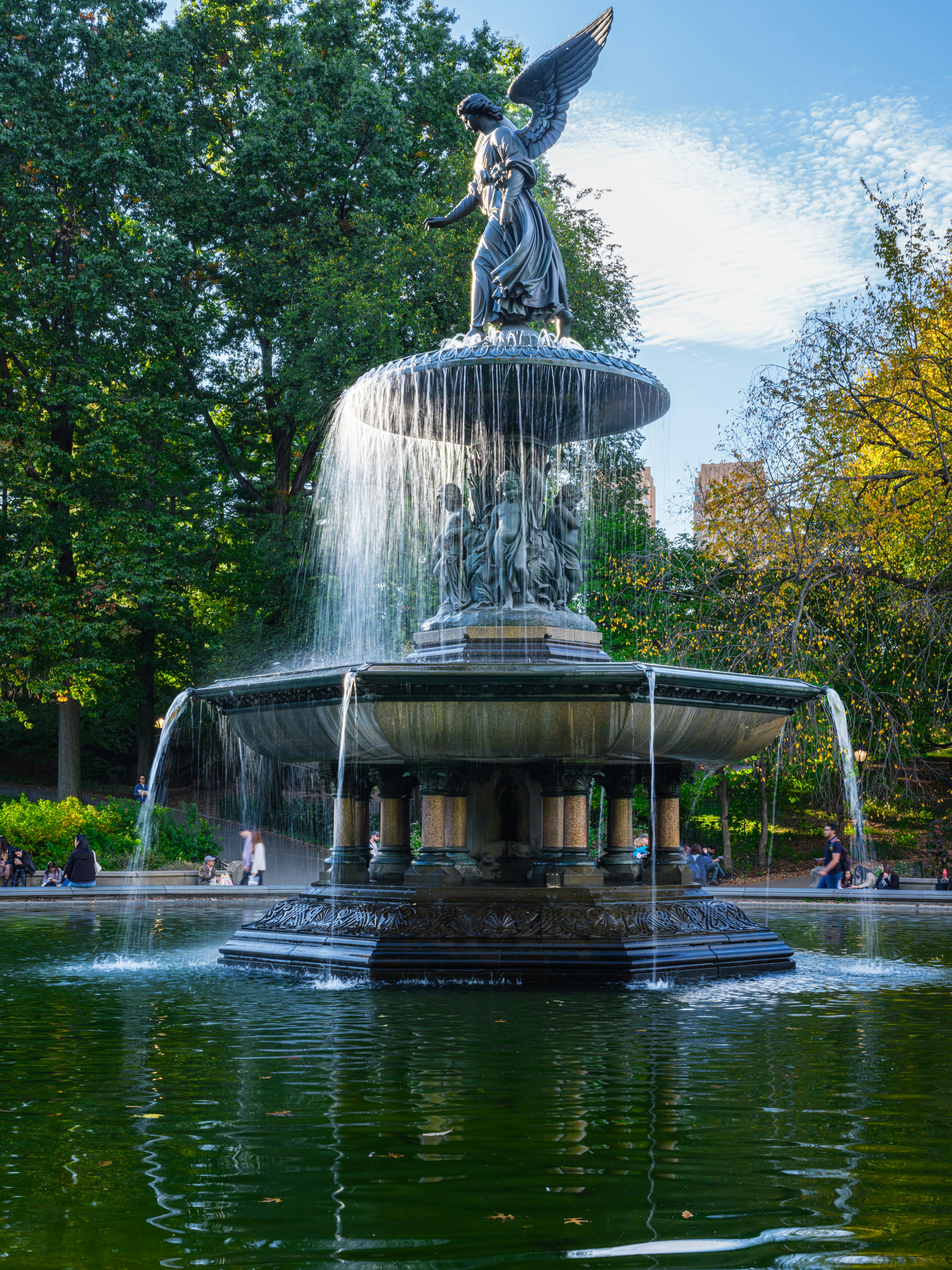 Meandering Moods Central Park, Manhattan, New York City. Bethesda Fountain.
