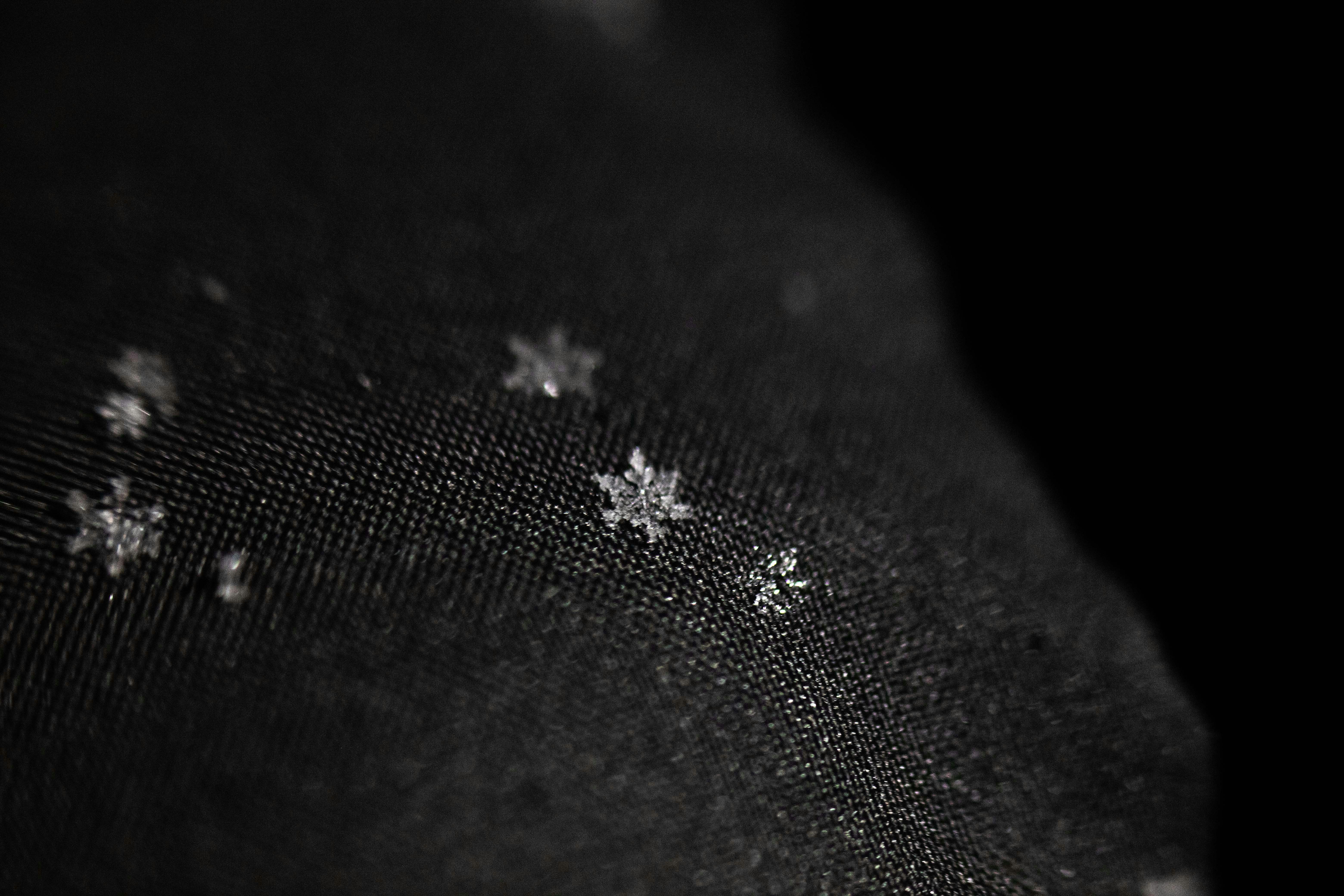 Snowflake Motifs on Velvet: A Macro Textile Portrait