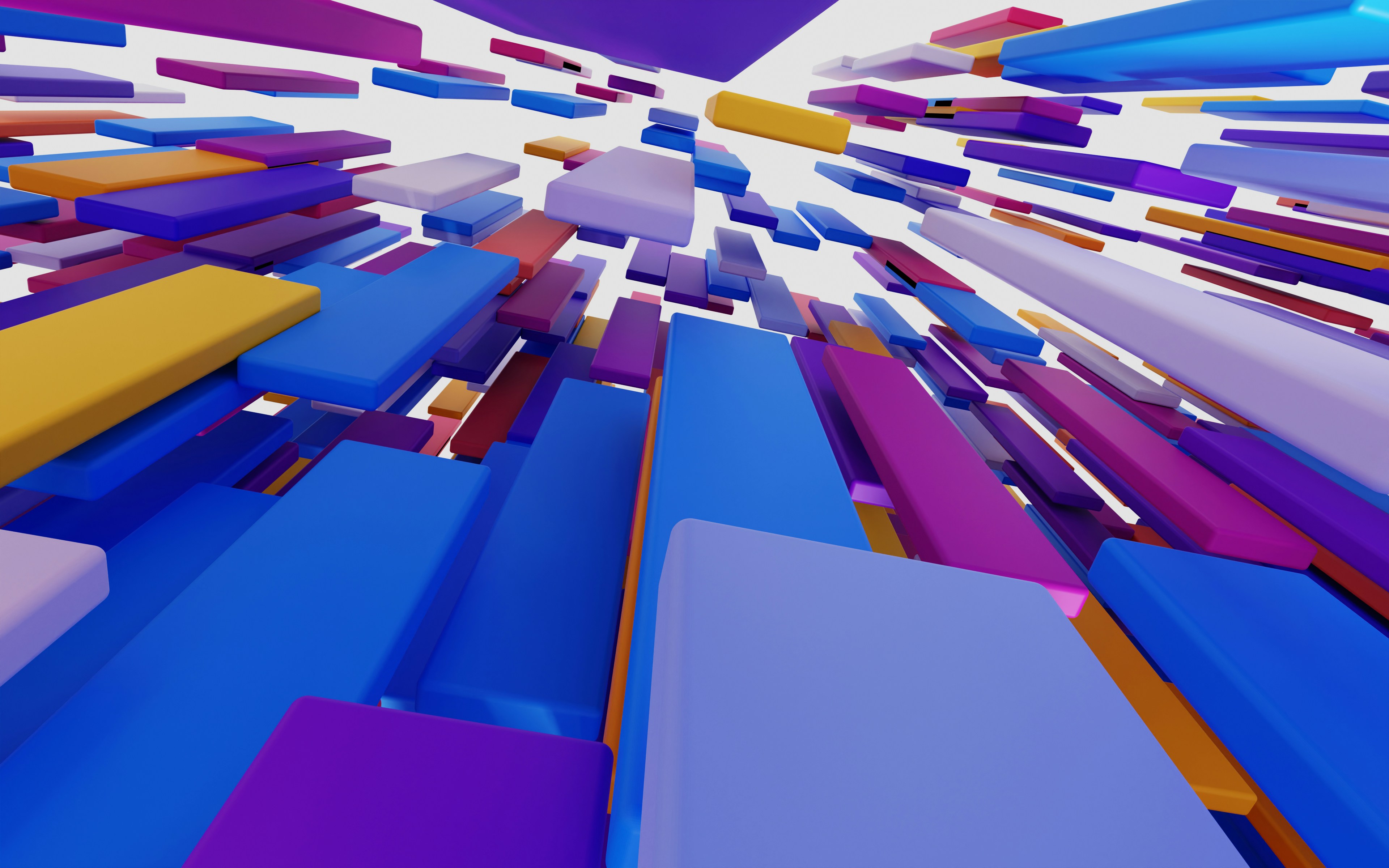 An abstract image of colorful blocks and lines photo – Free Full hd ...