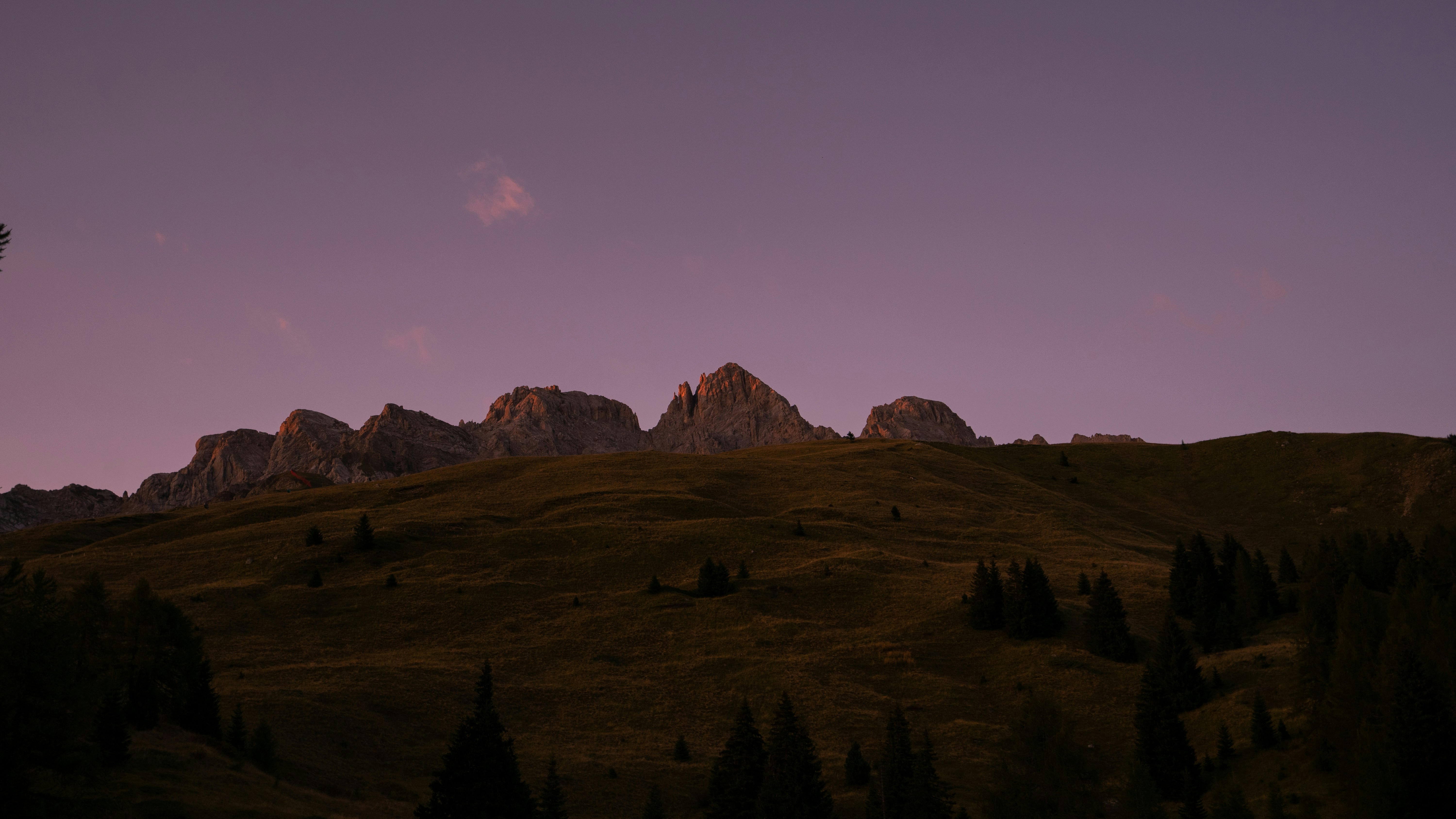 Indigo Hour Over the Serrated Ridge