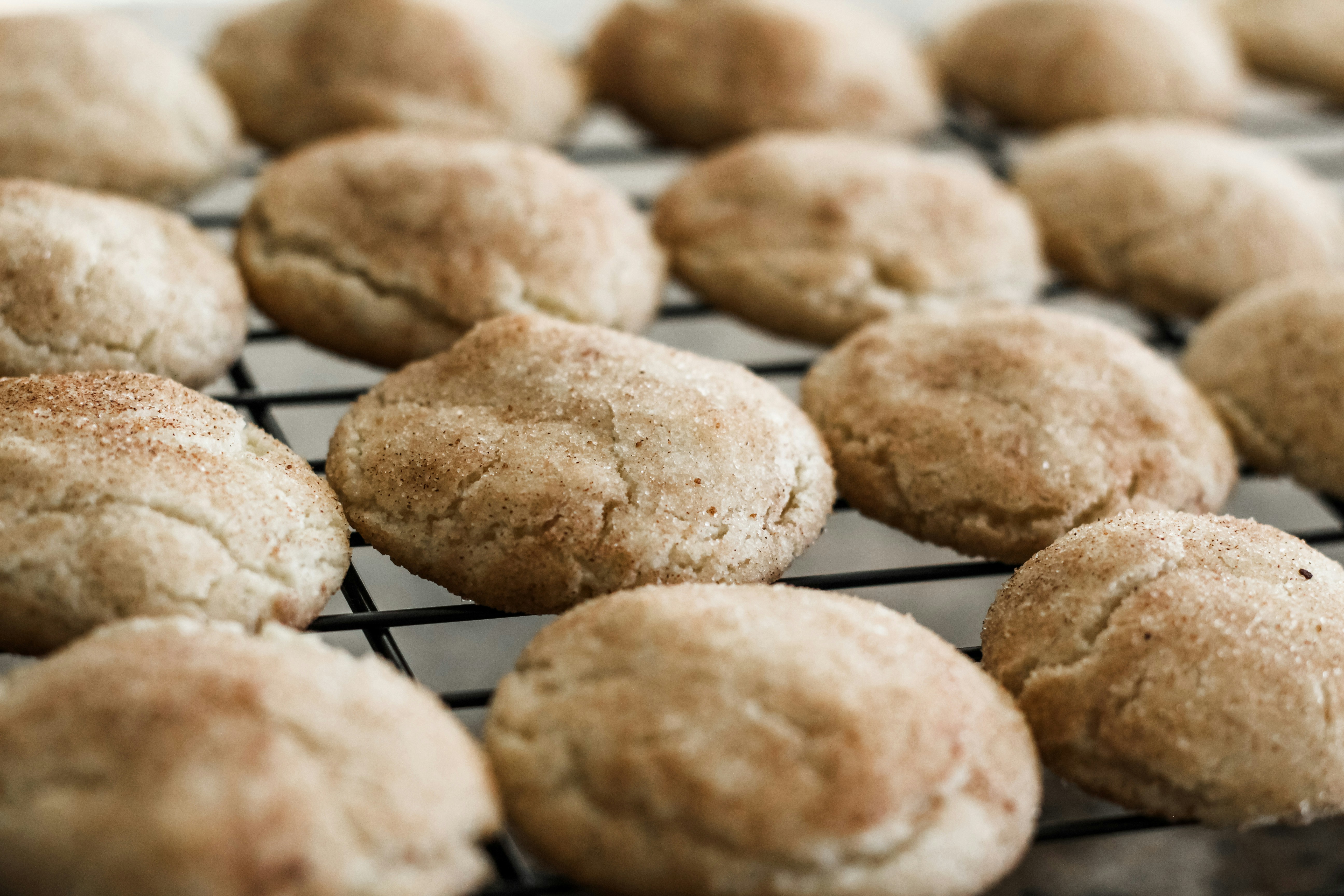 A bunch of cookies that are cooling on a rack photo – Free Cookies ...