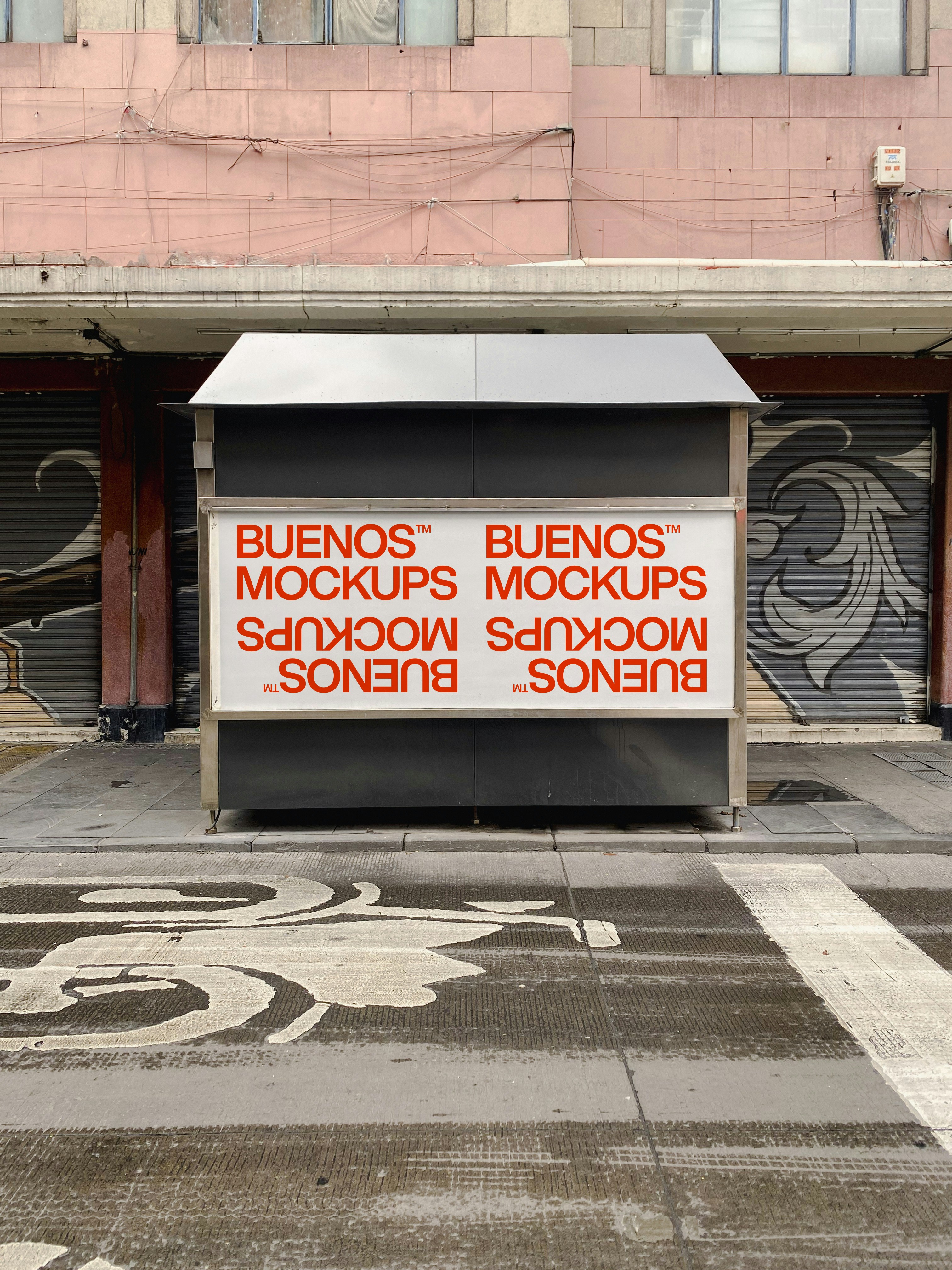 A sign on the side of a building that says buenos, bueno photo – Free ...