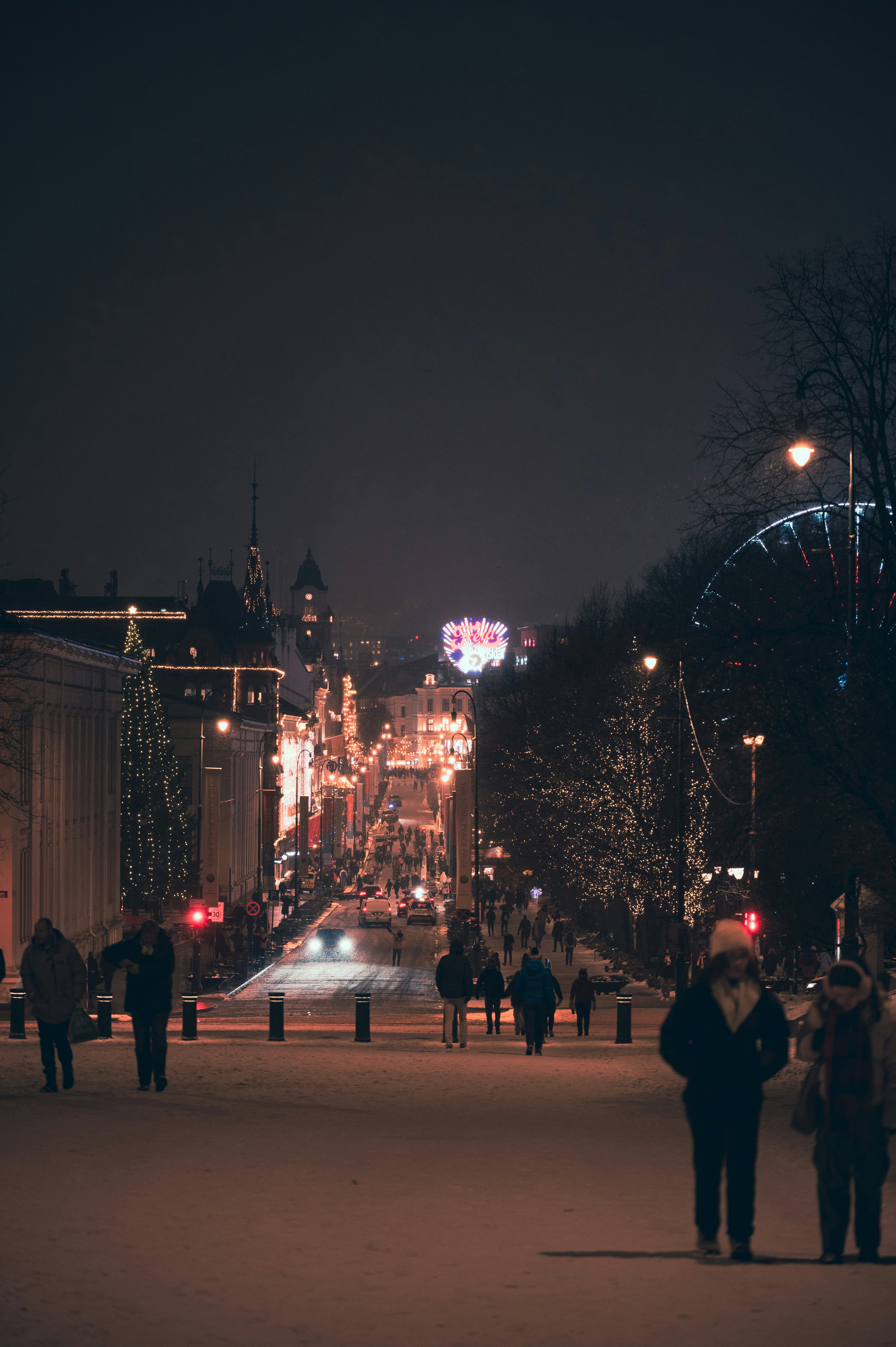 Midnight Boulevard of Light: A Winter City Walk