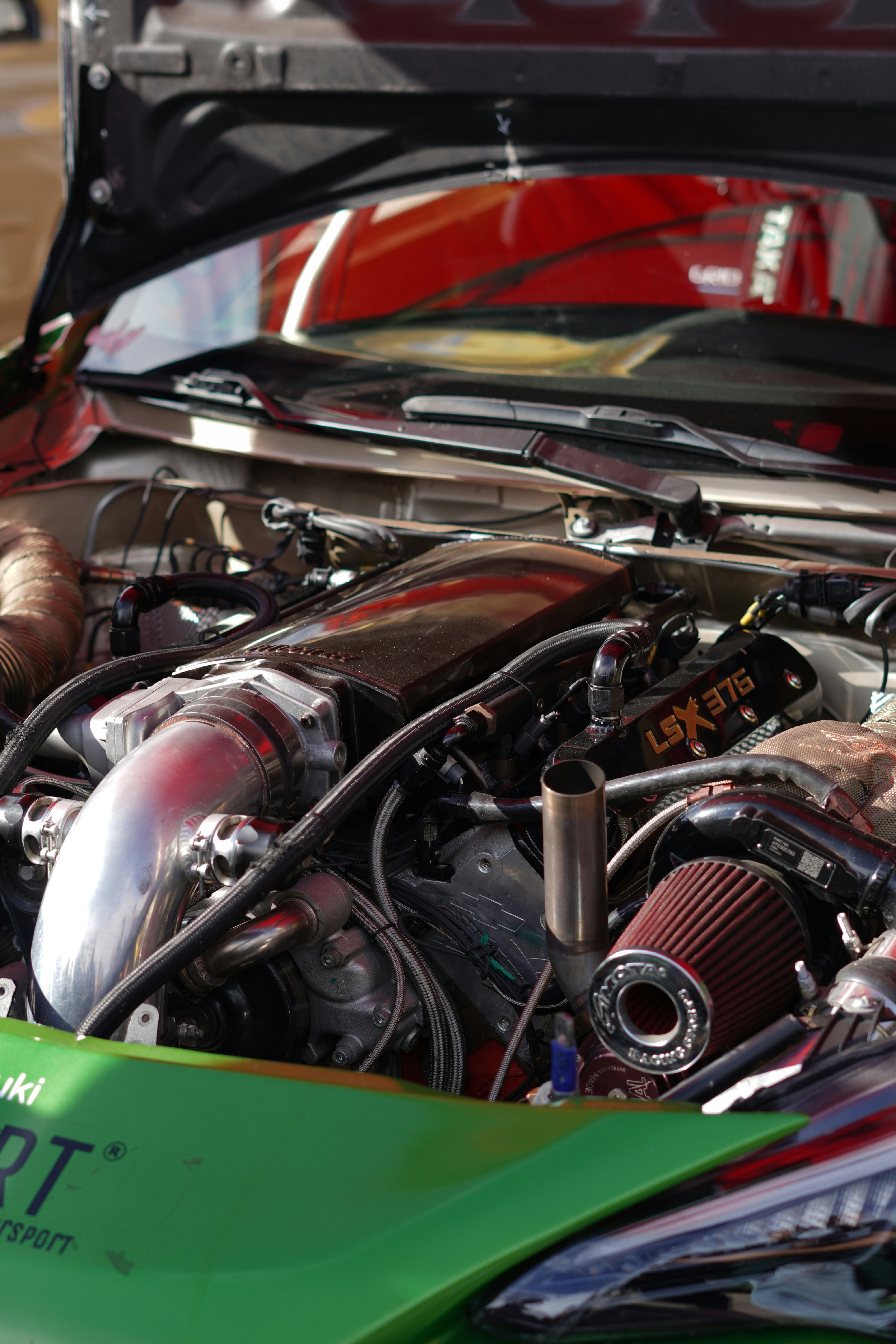 A close up of the engine of a car photo – Free Calafat Image on Unsplash